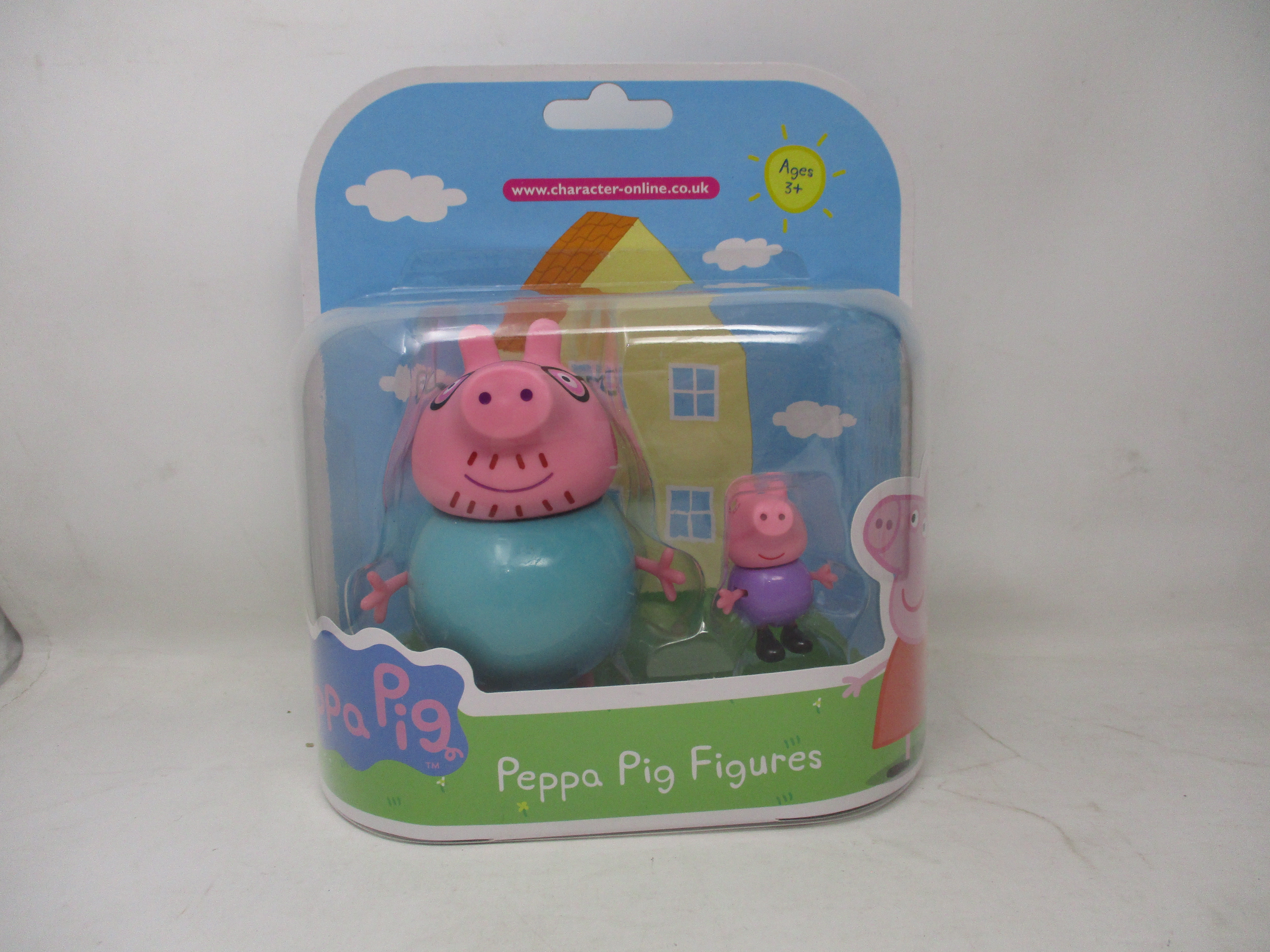 Character Options Peppa Pig Figures, Daddy Pig and George Pig, Action ...