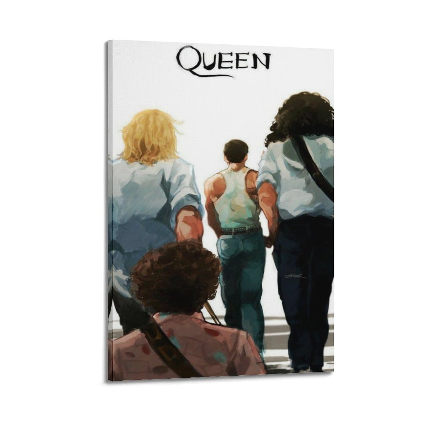 Character Poster Band Queen Fan Art Painting Vintage Poster Picture ...