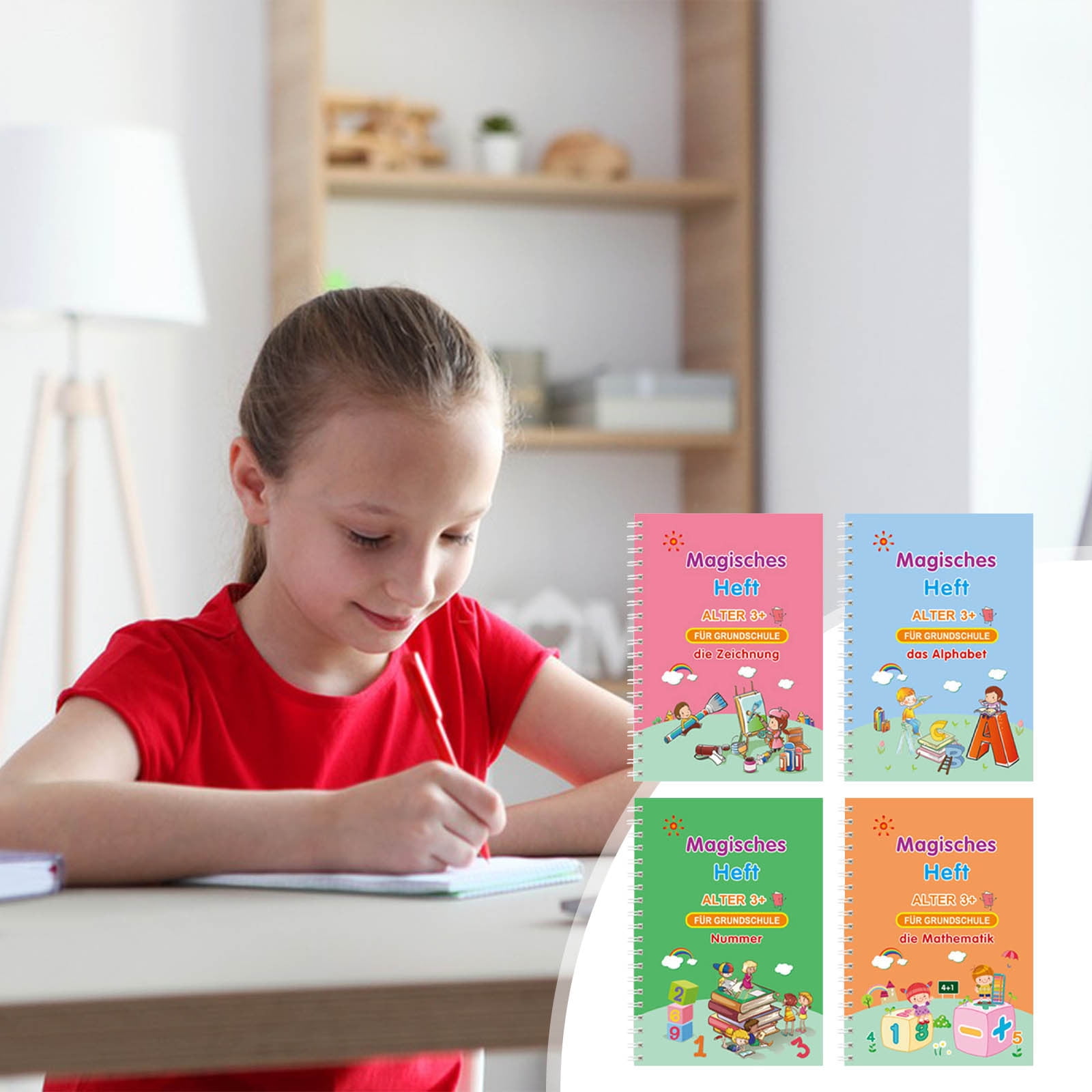 Character Practice Pads, Foreign Language Stickers, Young Age's ...