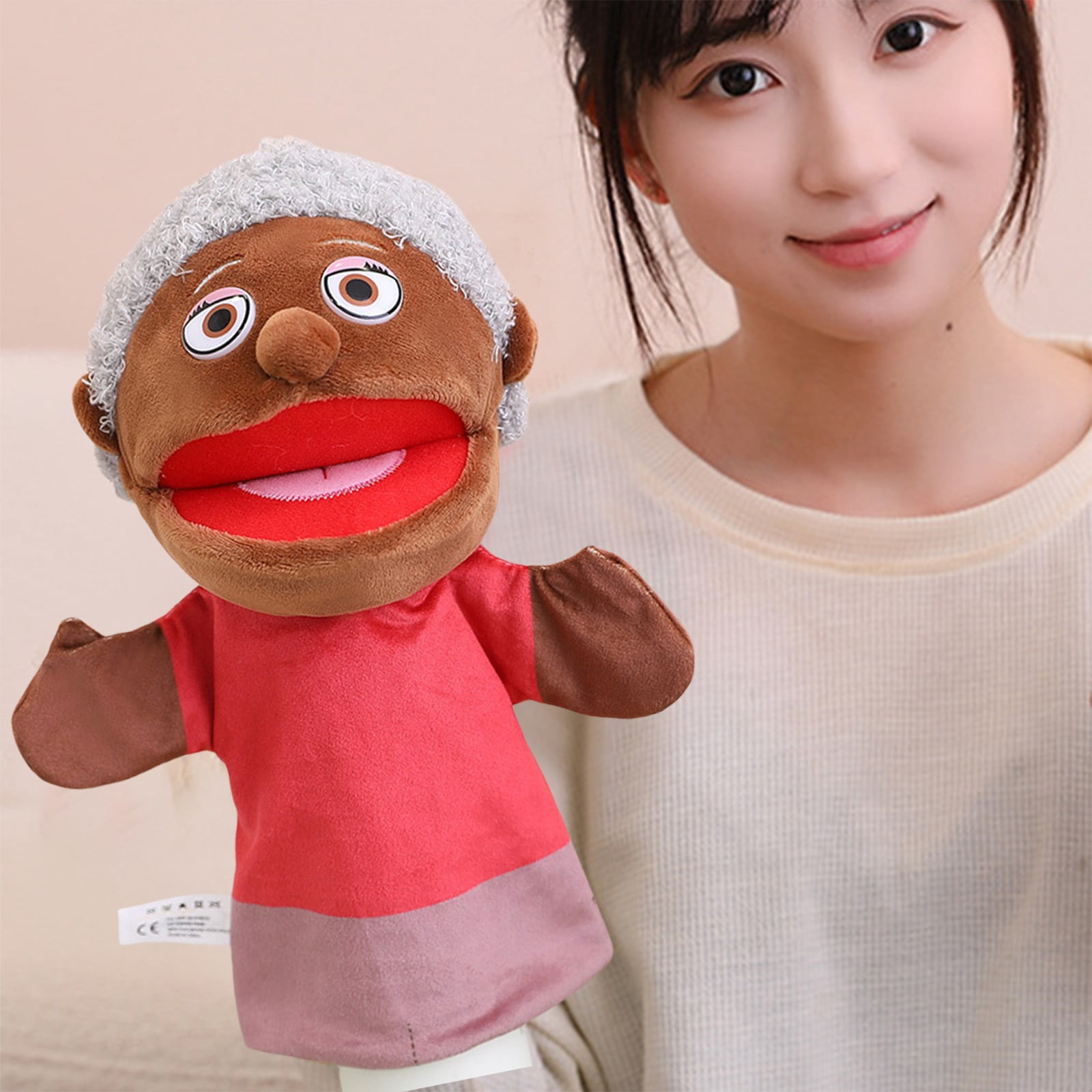 Character Puppet Theater Toy, Animated Mouth Expression Doll, Social ...