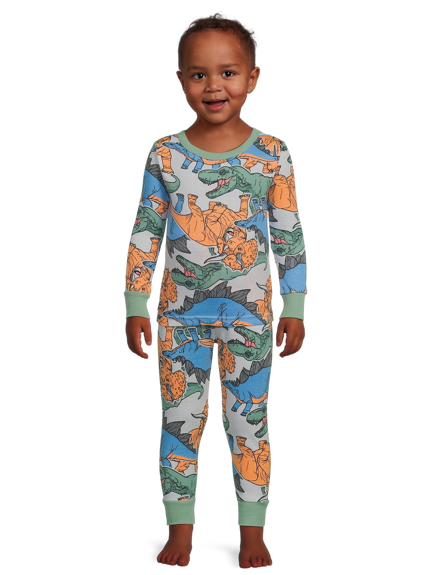 Character Snug Fit Pajamas Long Sleeve Pant Set, Sizes 12M-5T - Walmart.com