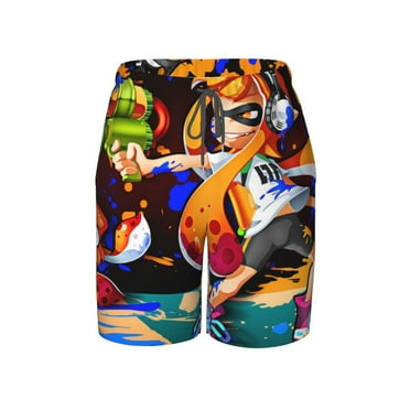 Cartoon Inkling Splatoon Girls Swimsuits Set 2pcs Summer Holiday ...