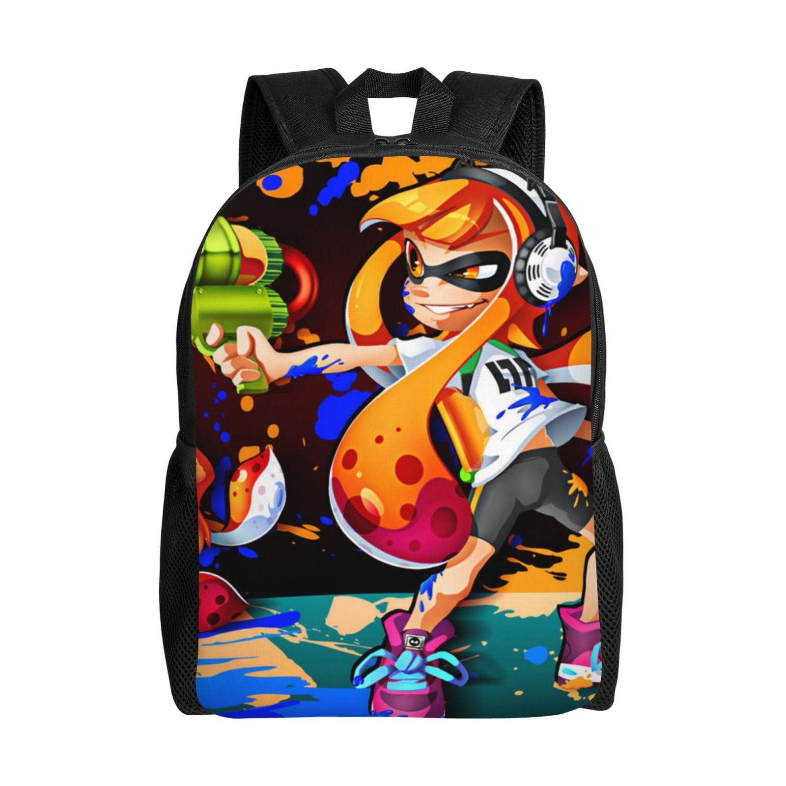 Character Splatoon Unisex Backpack Laptop Daypack Adjustable Shoulders ...