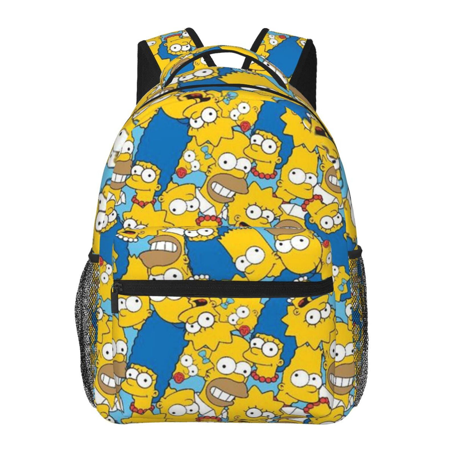Character The Simpsons Casual Backpack Schoolbag Large Capacity Daypack ...