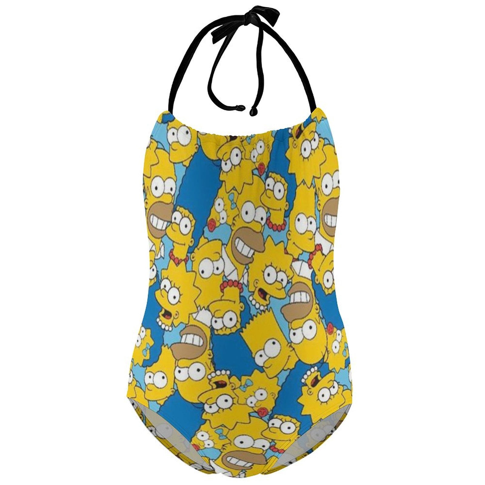 Character The Simpsons Girls One-piece Swimsuit Summer Kid's Beach ...