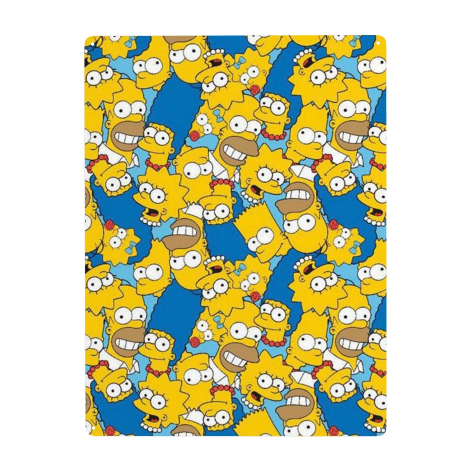 Character The Simpsons Metal Sign Decor 30x40cm Wall Art Sign for Home ...