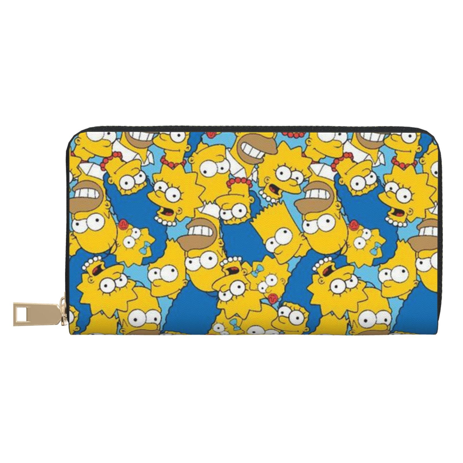 Character The Simpsons Women's Long Wallet Card Bag Leather Wallet ...