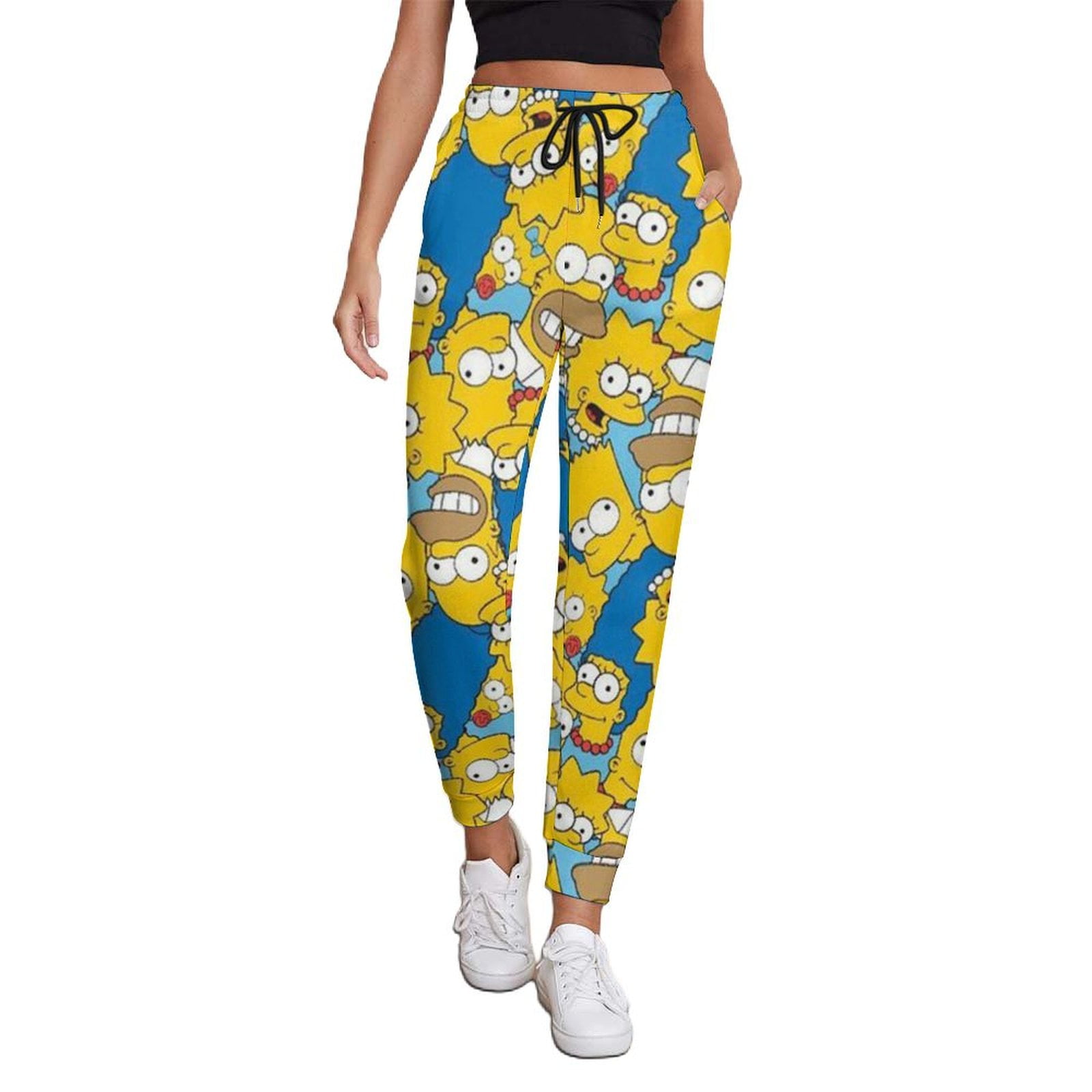 Character The Simpsons Womens Sweatpants Joggers Pants Novelty Casual ...