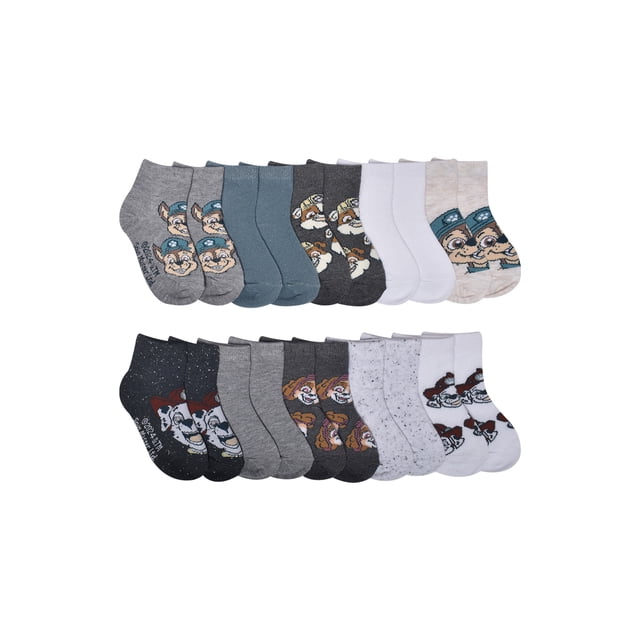 Character Toddler Ankle Socks, 10-Pack, Sizes 12M-5T - Walmart.com