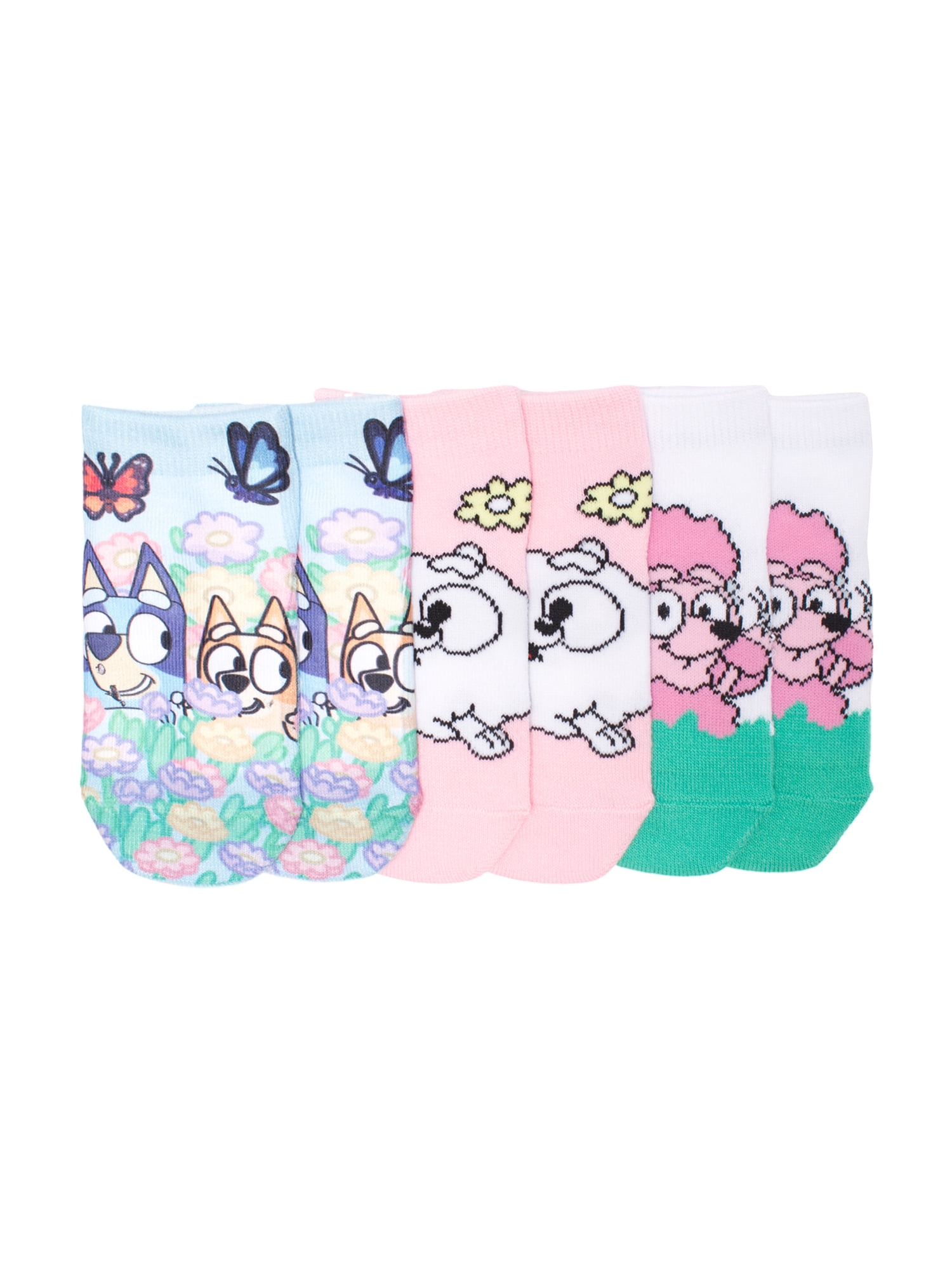 Bluey Toddler Ankle Socks, 3-Pack, Sizes 12M - 5T - Walmart.com