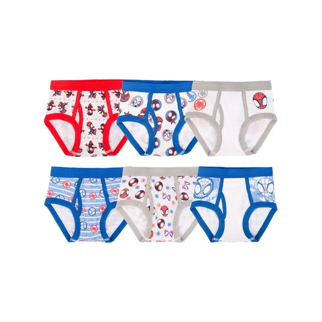 Character Toddler Boy Briefs, 6 Pack Sizes 2T-4T - Walmart.com