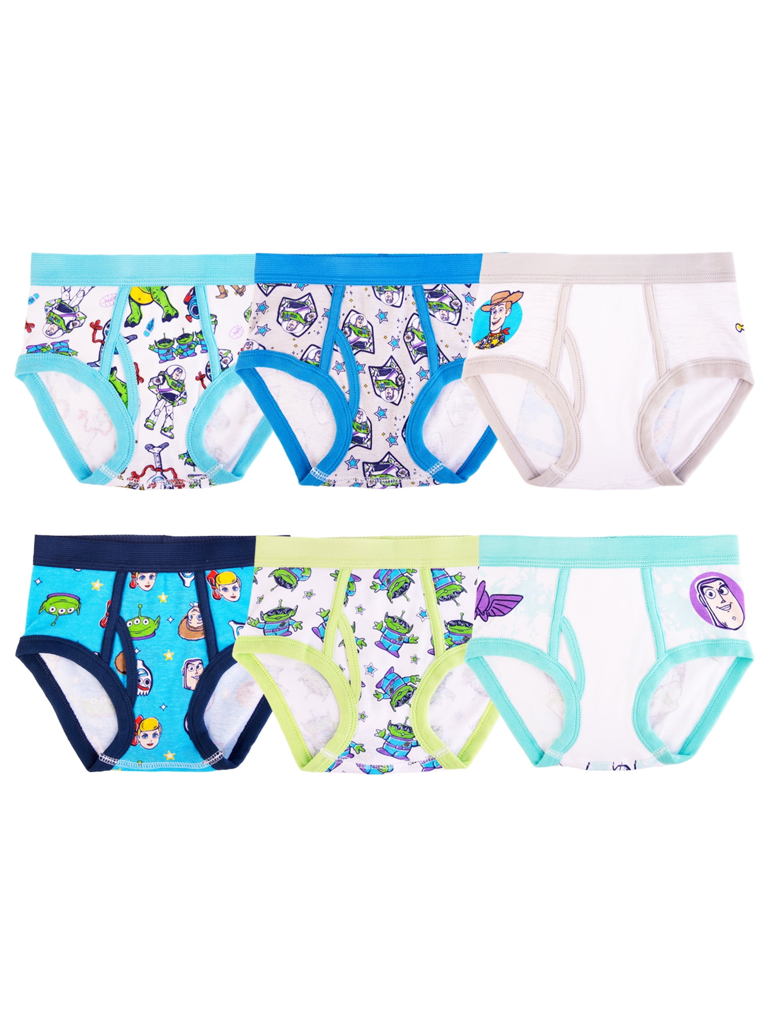 Character Toddler Boy Briefs, 6- Pack, Sizes 2T-4T - Walmart.com
