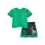 Character Toddler Boy Jersey Rash Guard and Swim Trunk Swim Set, Sizes ...