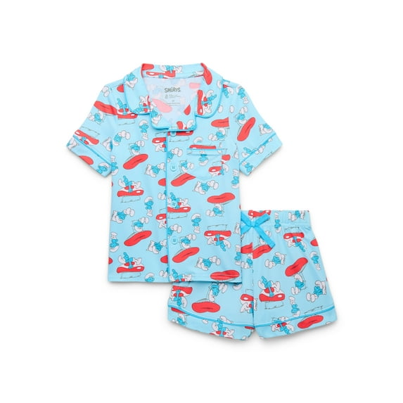 Smurfs Toddler Boy Soft Pajama Set - 2-Piece, Sizes 2T-5T - Walmart.com