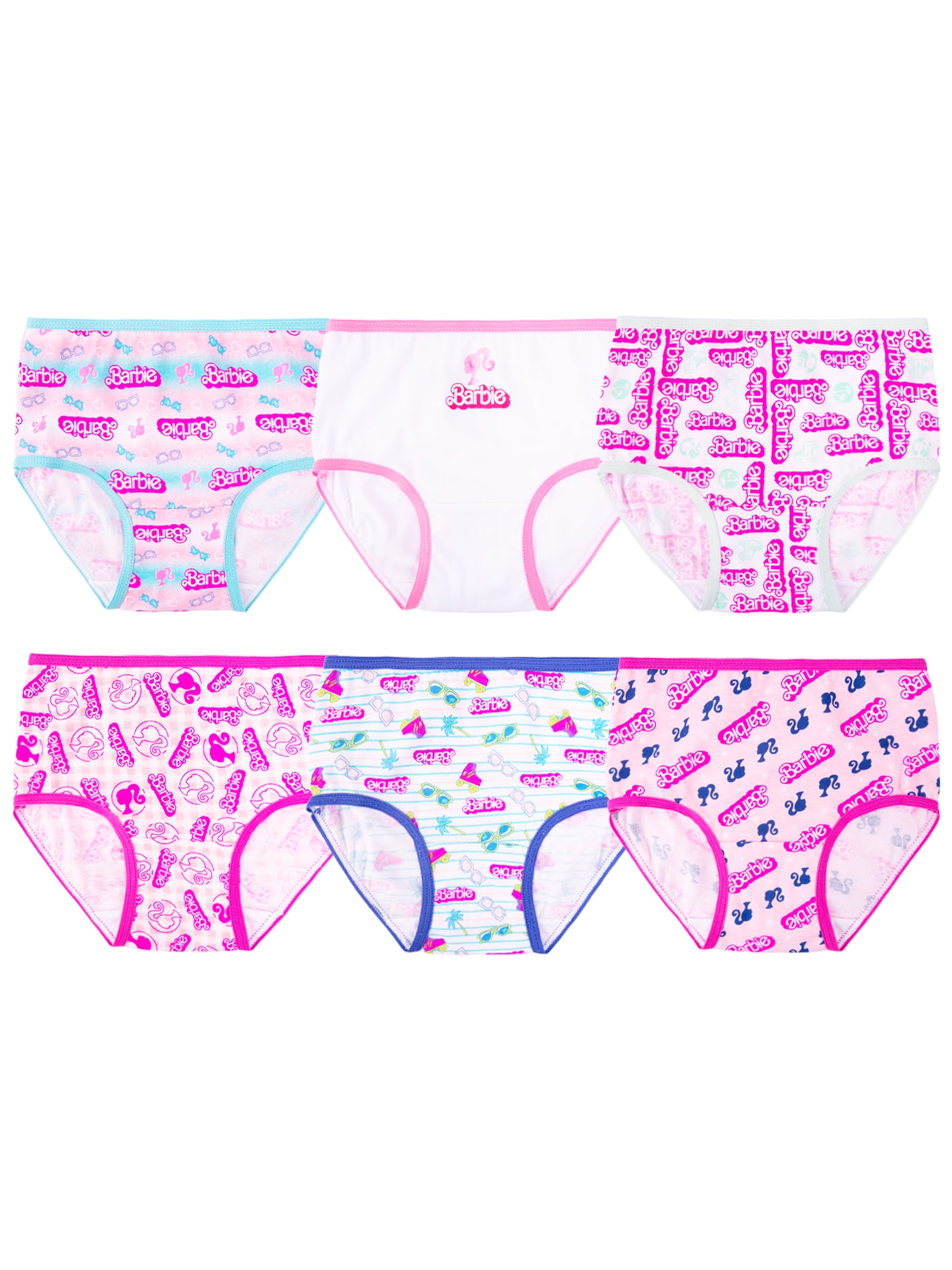 Character Toddler Girl Briefs Underwear, 6-Pack, Sizes 2T-4T - Walmart.com
