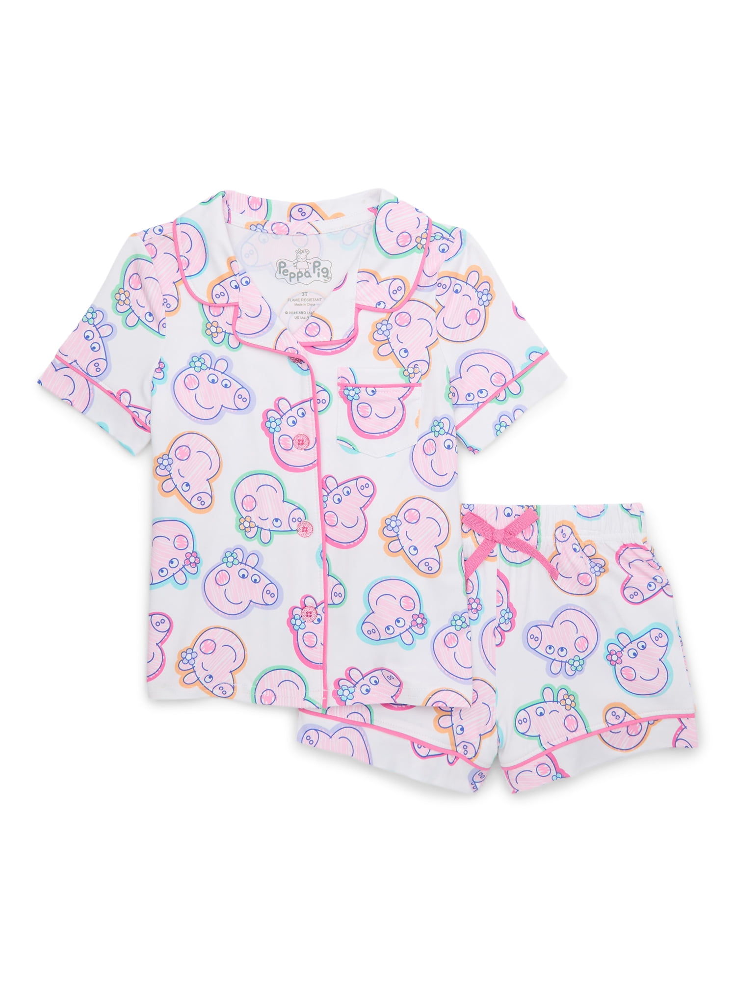 Character Toddler Girl Super Soft Pajama Coat Set, 2-Piece, Sizes 2T-5T ...