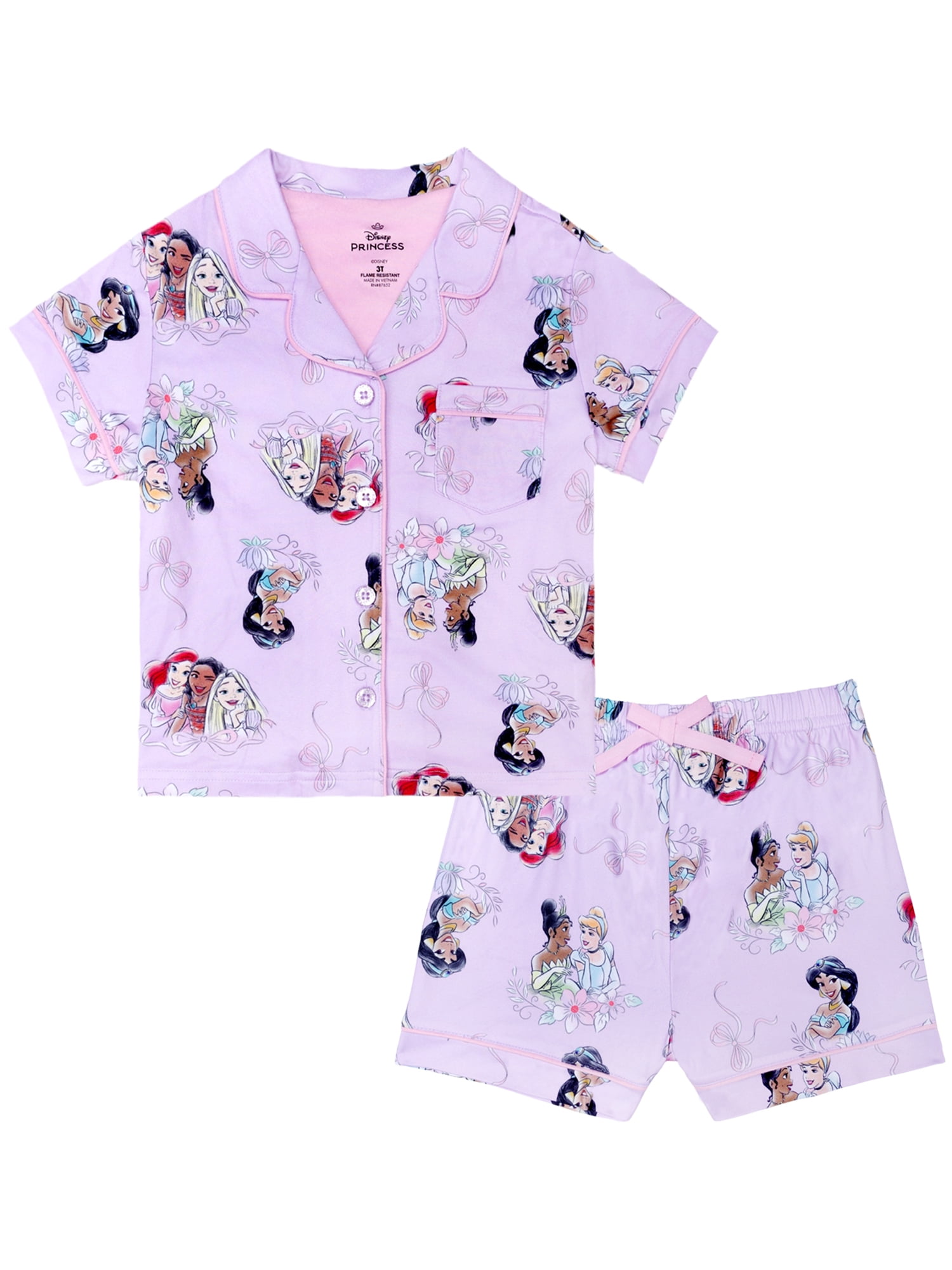 Character Toddler Girl Super Soft Pajama Coat Set, 2-Piece, Sizes 2T-5T ...