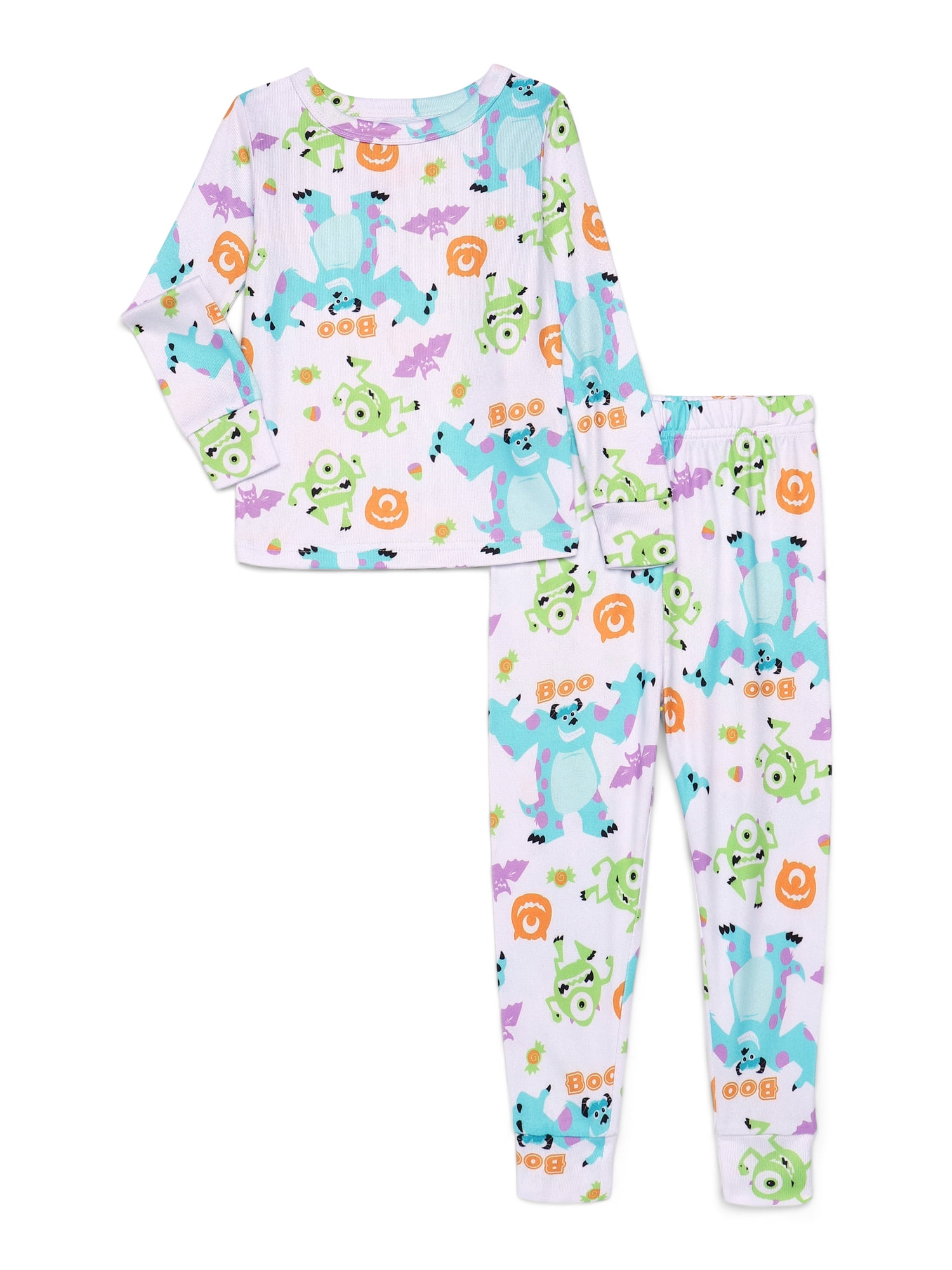 Monsters Inc. Toddlers' Halloween Pajama Top and Pants Set, 2-Piece ...
