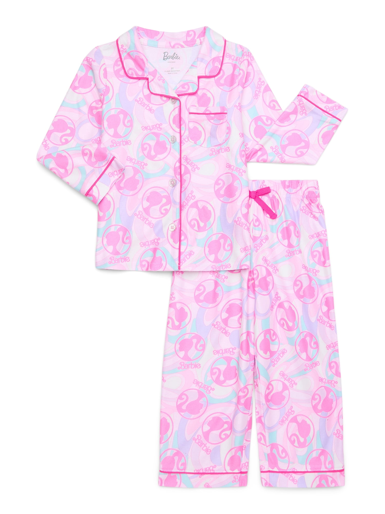 Character Toddler Long Sleeve Top and Pants Pajama Coat Set, 2-Pieces ...