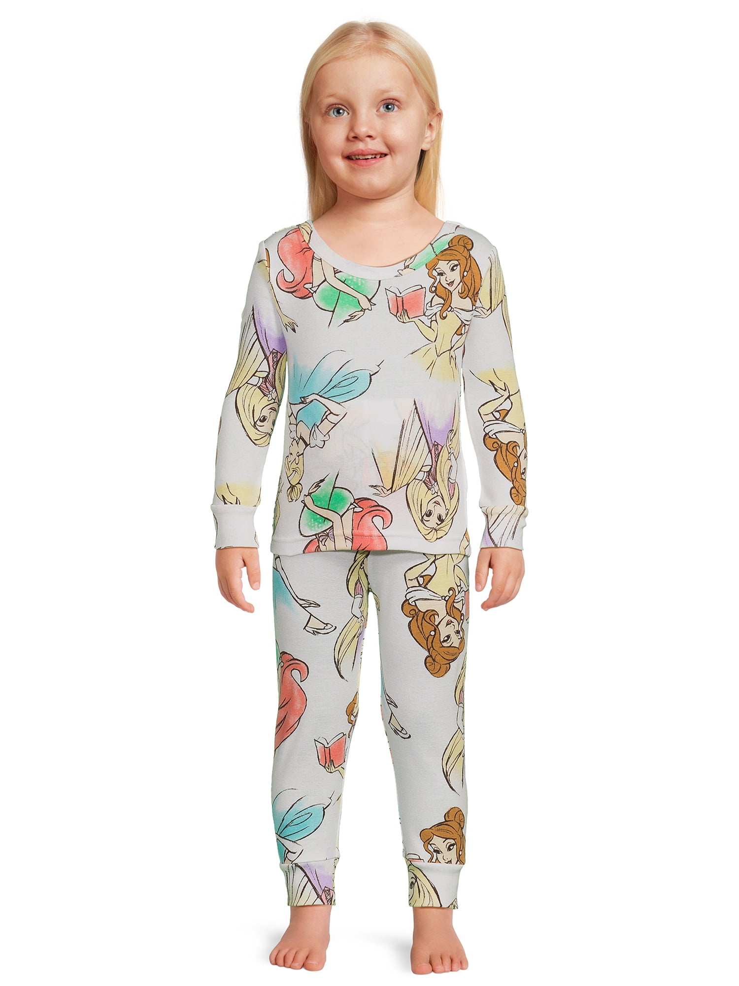 Character Toddler Tight Fit Long Sleeve and Pant Set, 2-Piece Pajamas ...