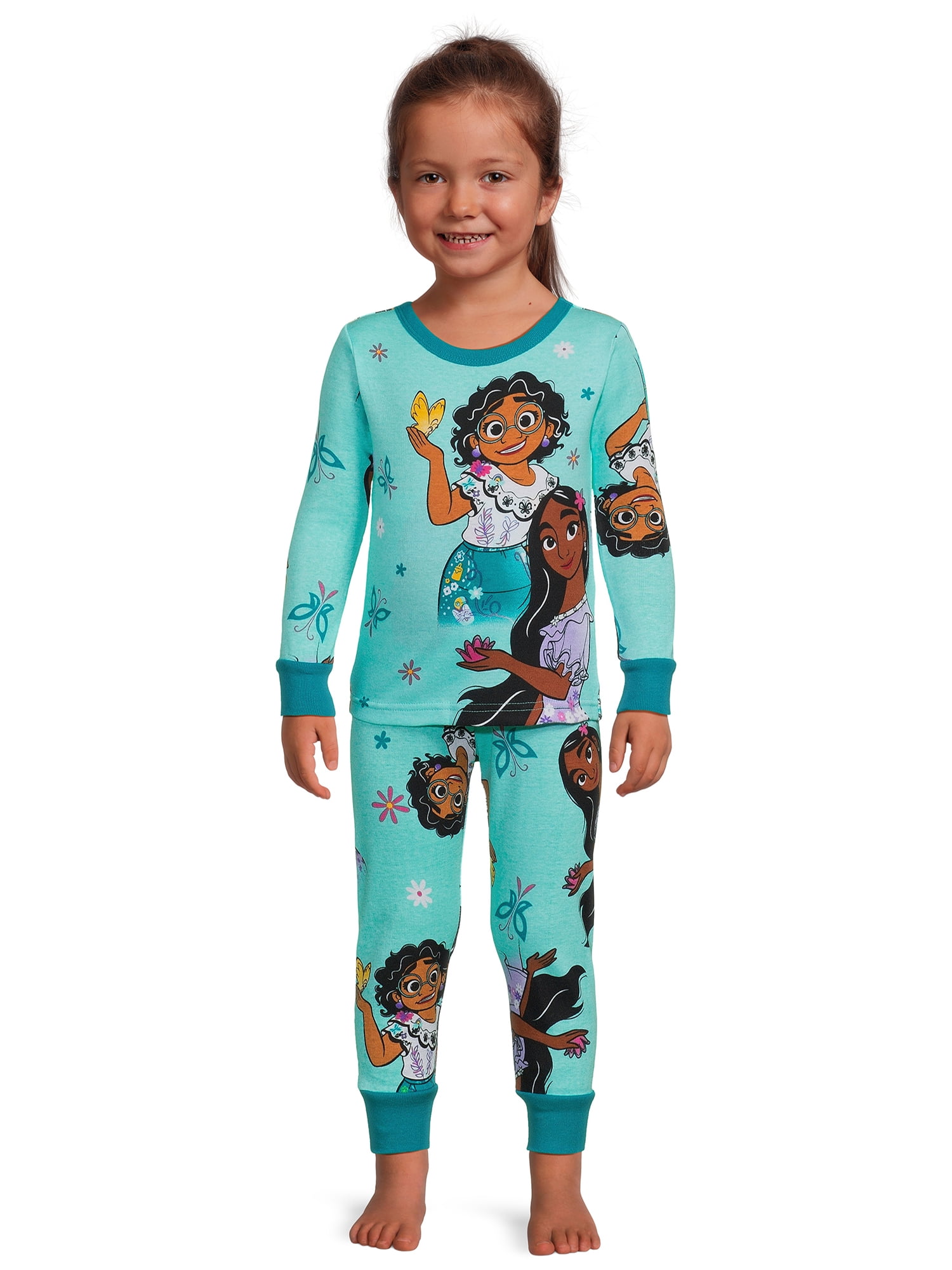 Encanto Kids Pajama Set - Toddler Girl Cotton Sleepwear, Long Sleeve ...