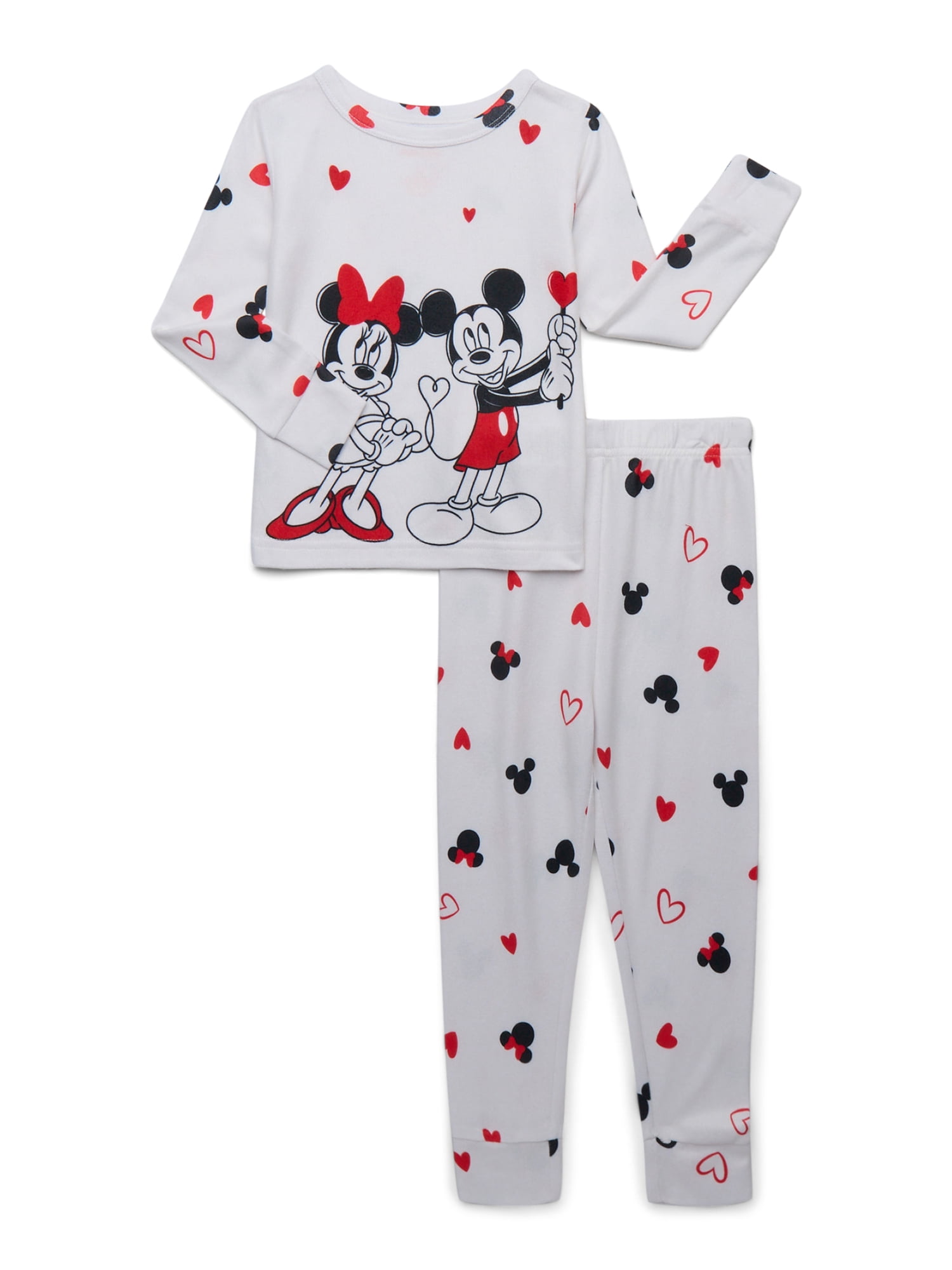 Character Toddler Unisex Valentine's Day Pajama Set, 2-Piece, Sizes 12M ...