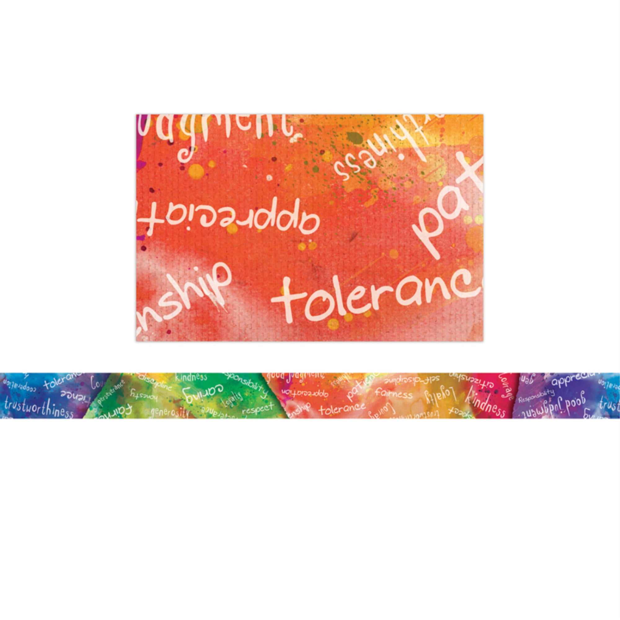 Character Traits Spotlight Border - Walmart.com