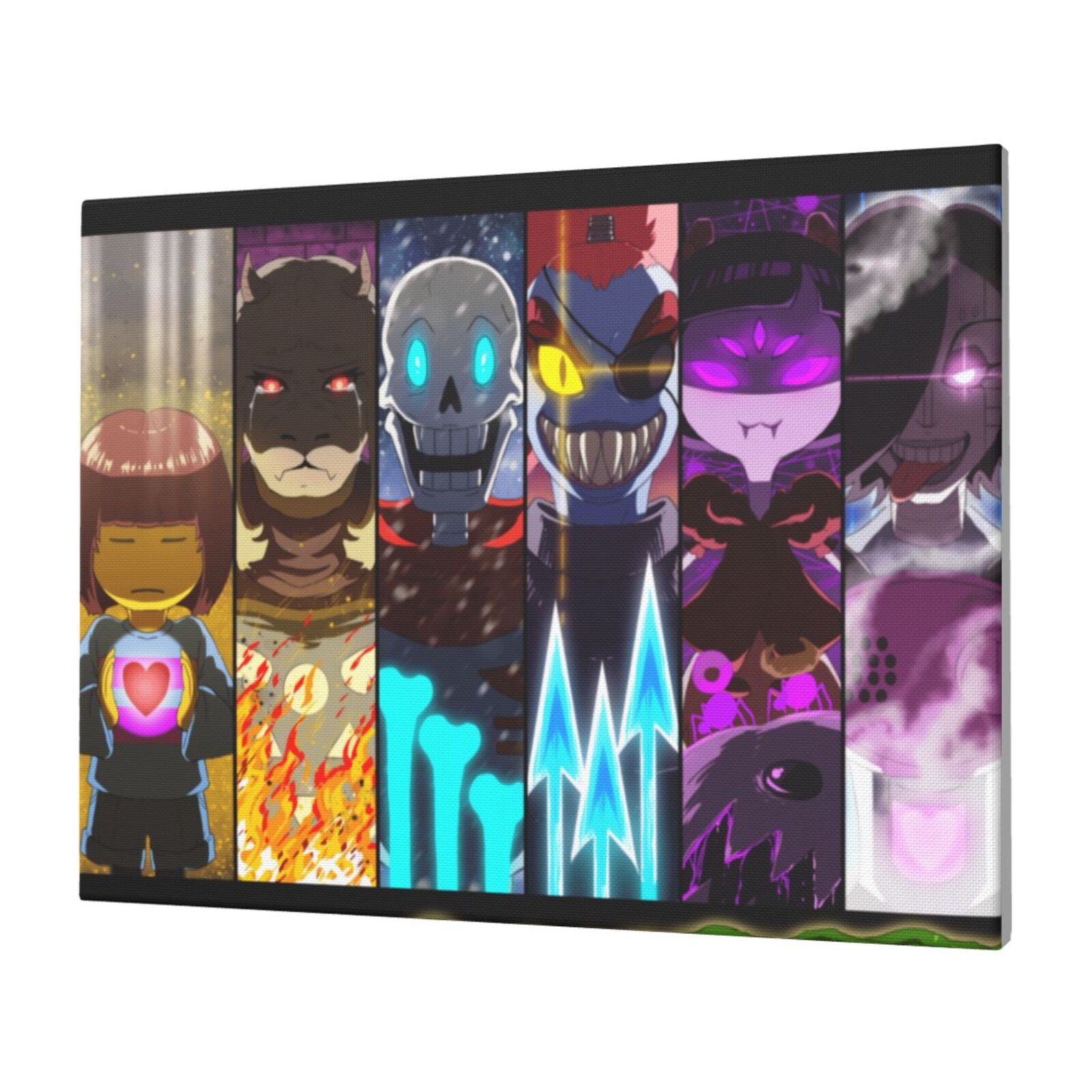 Character Undertale Canvas Decorative Picture Frame Wall Poster Art ...