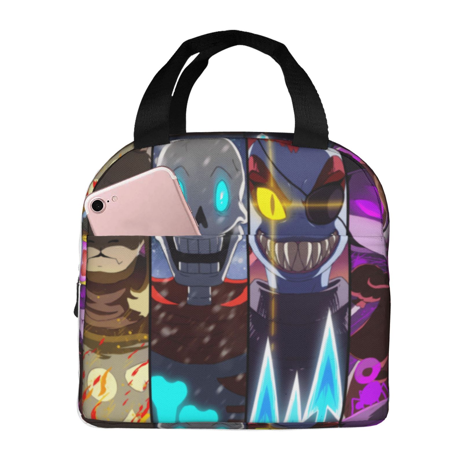 Character Undertale Insulated Lunch Bag Portable Lunchbag Reusable ...