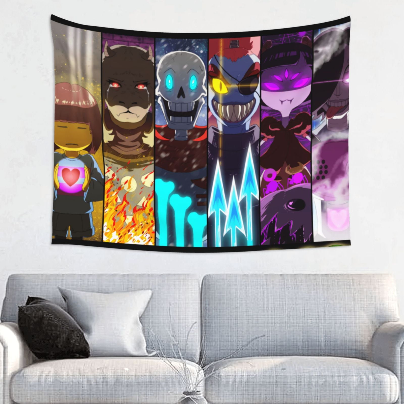 Character Undertale Tapestry Luxury Wall Hanging Tapestries For Living ...