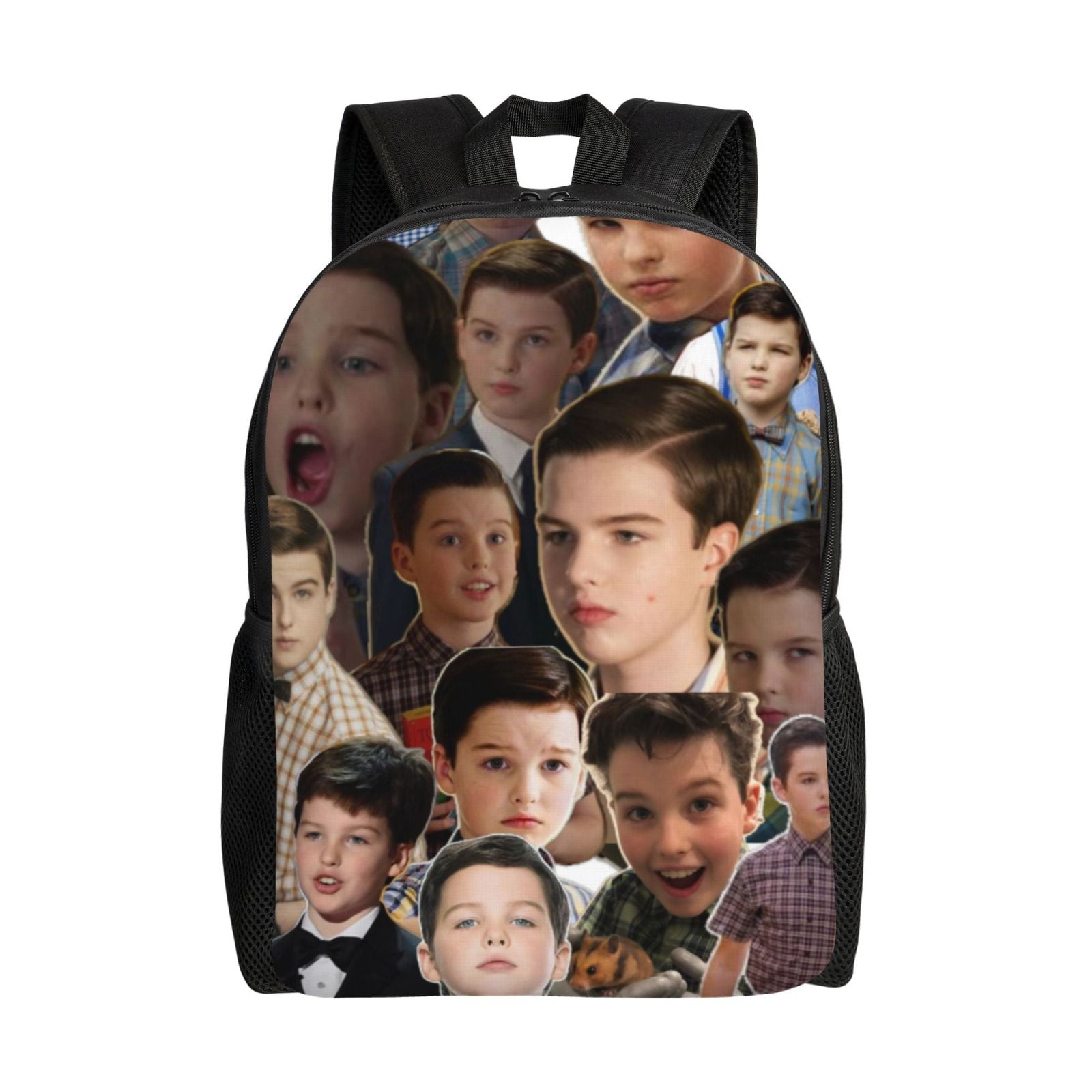 Character Young Sheldon Backpack Casual Adjustable Bookbag School Bag ...