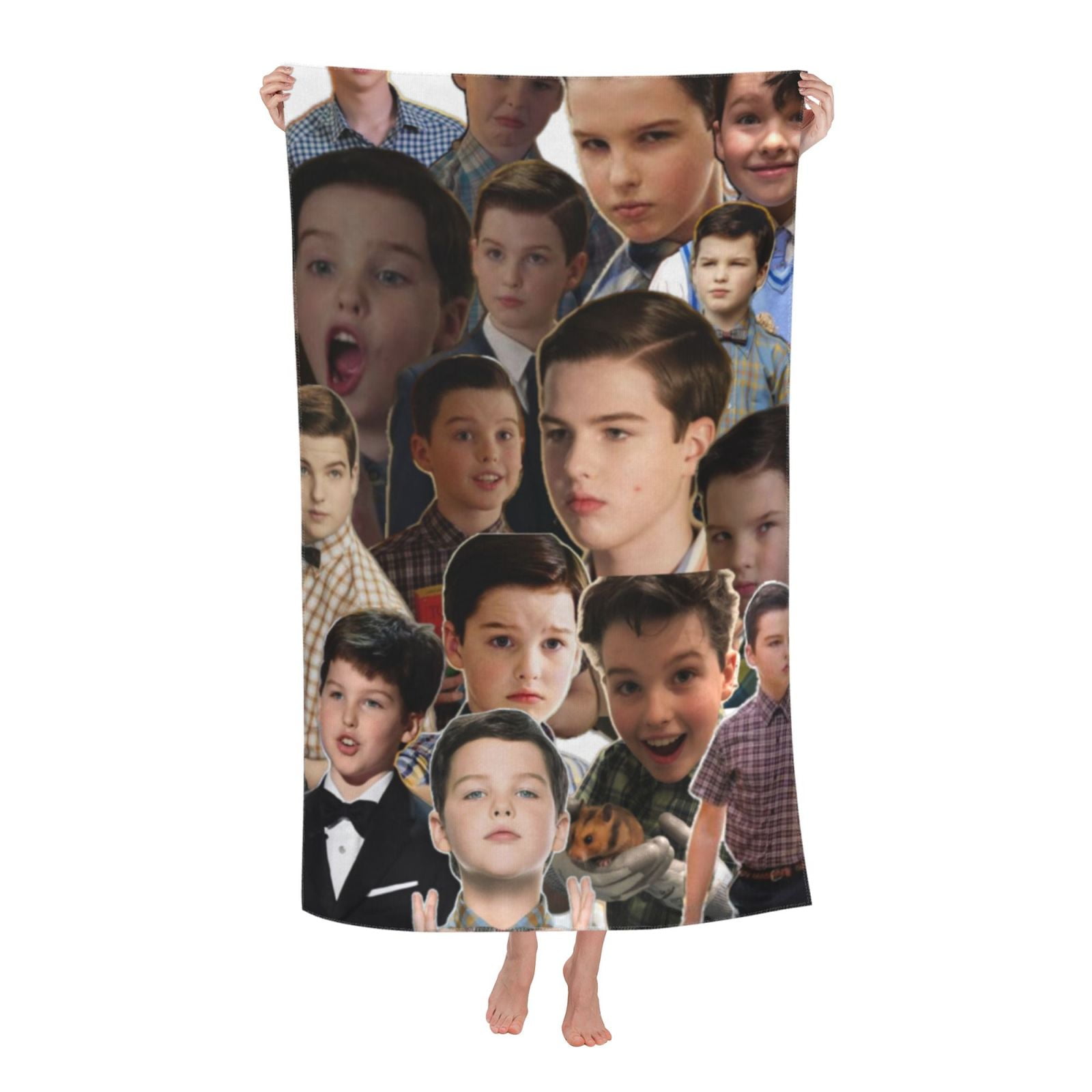 Character Young Sheldon Bath Towel Microfiber Soft Absorbent Beach ...
