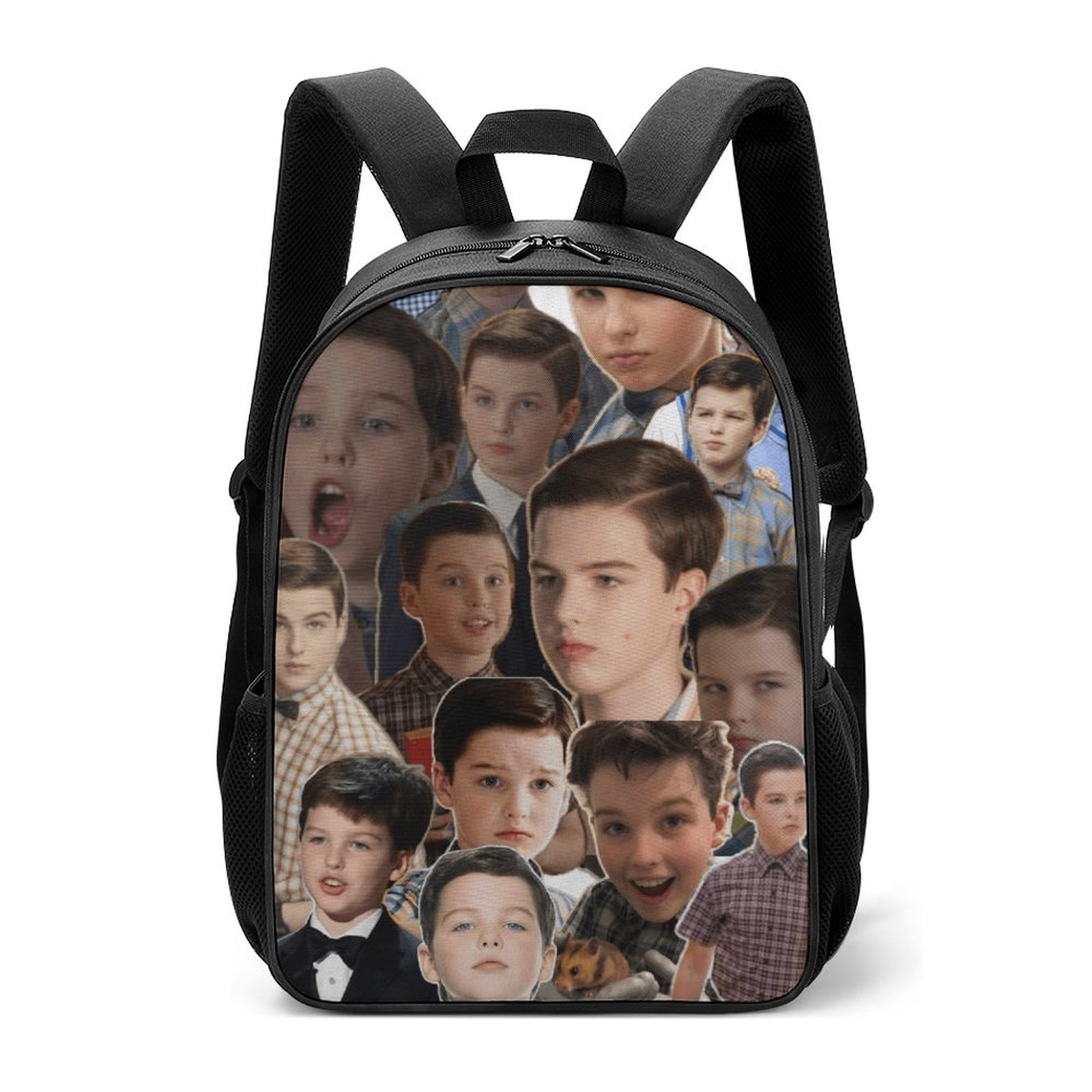 Character Young Sheldon School Bag Casual Adjustable Backpack Daypack ...