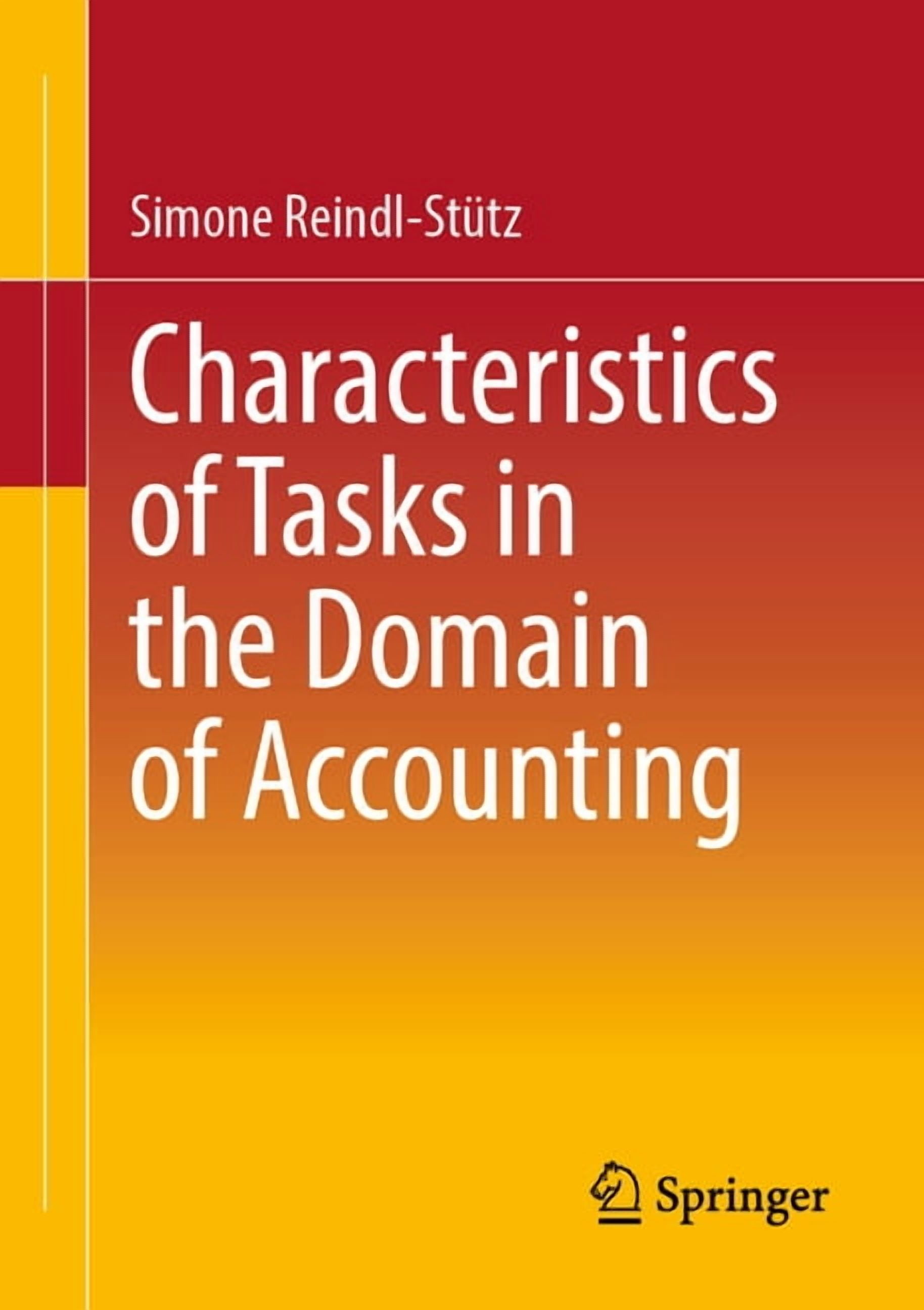 Characteristics of Tasks in the Domain of Accounting, (Paperback ...