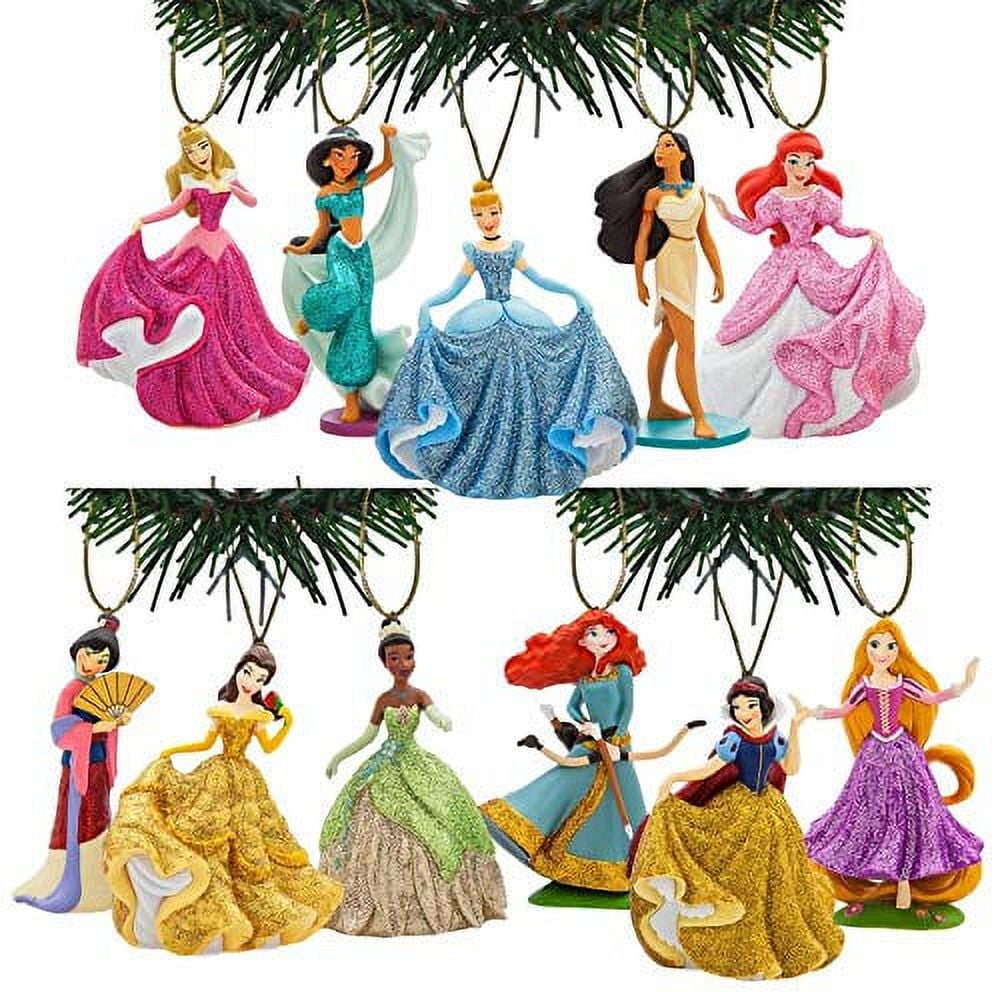 Disney's Princess Deluxe Christmas Ornament Set - Tiana, Rapunzel ...