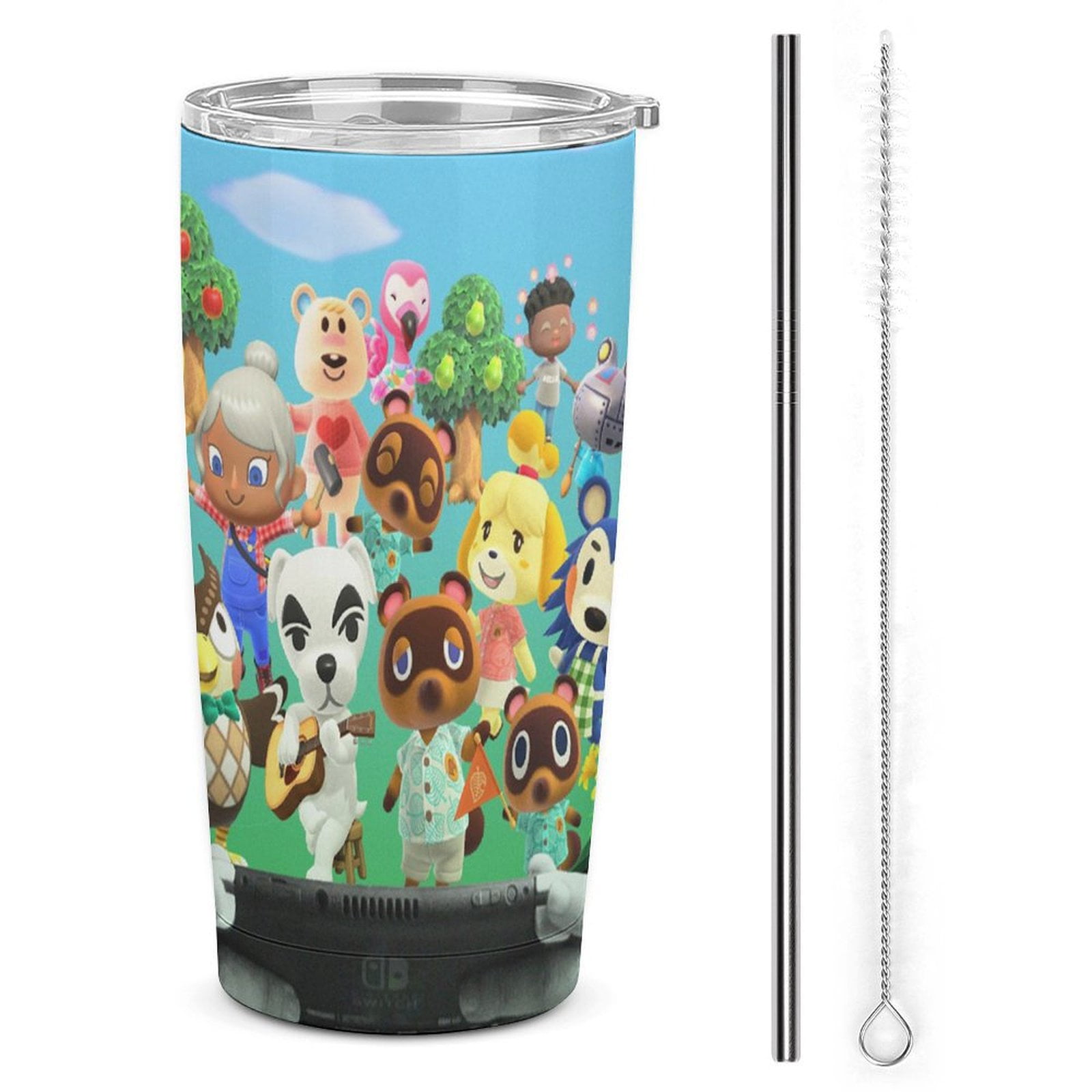 Characters Animal Crossing Stainless Steel Car Cup Thermal Vacuum ...