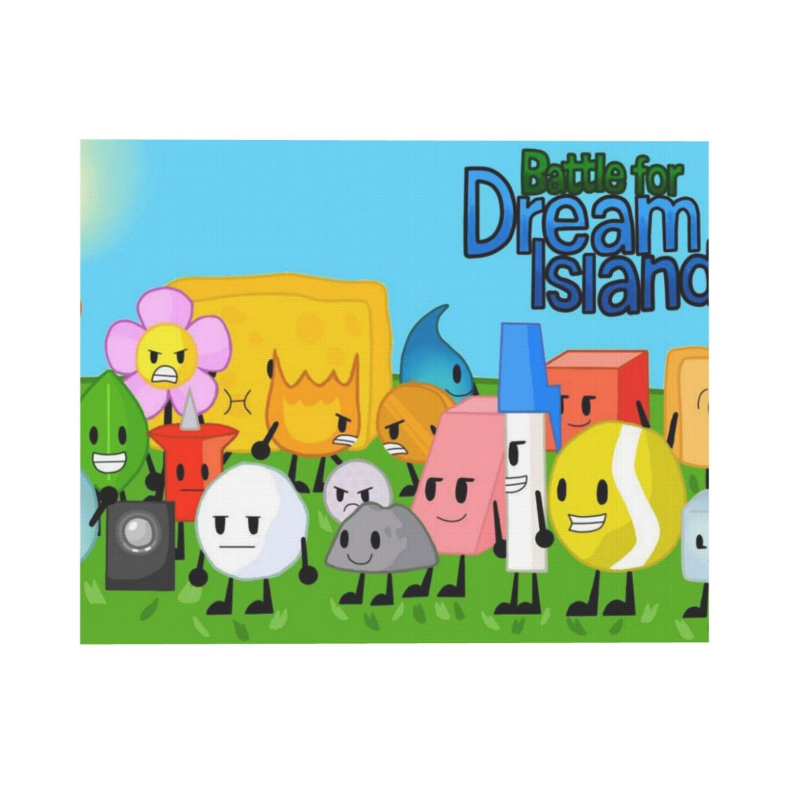 Characters Battle For Dream Island Canvas Decorative Poster Gift Art Picture Painting Bedroom ...
