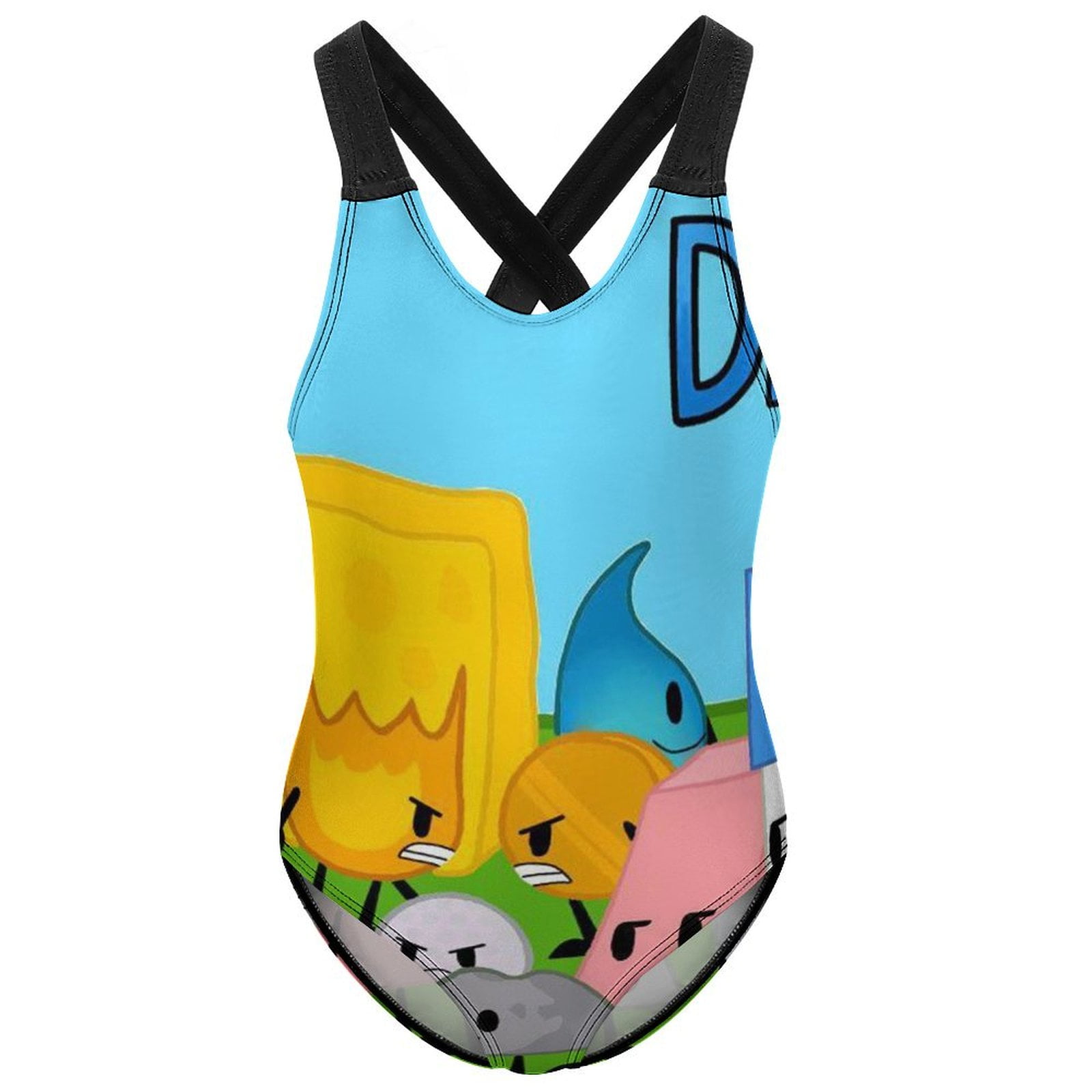 Characters Battle For Dream Island Children's One-piece Swimsuit Summer ...