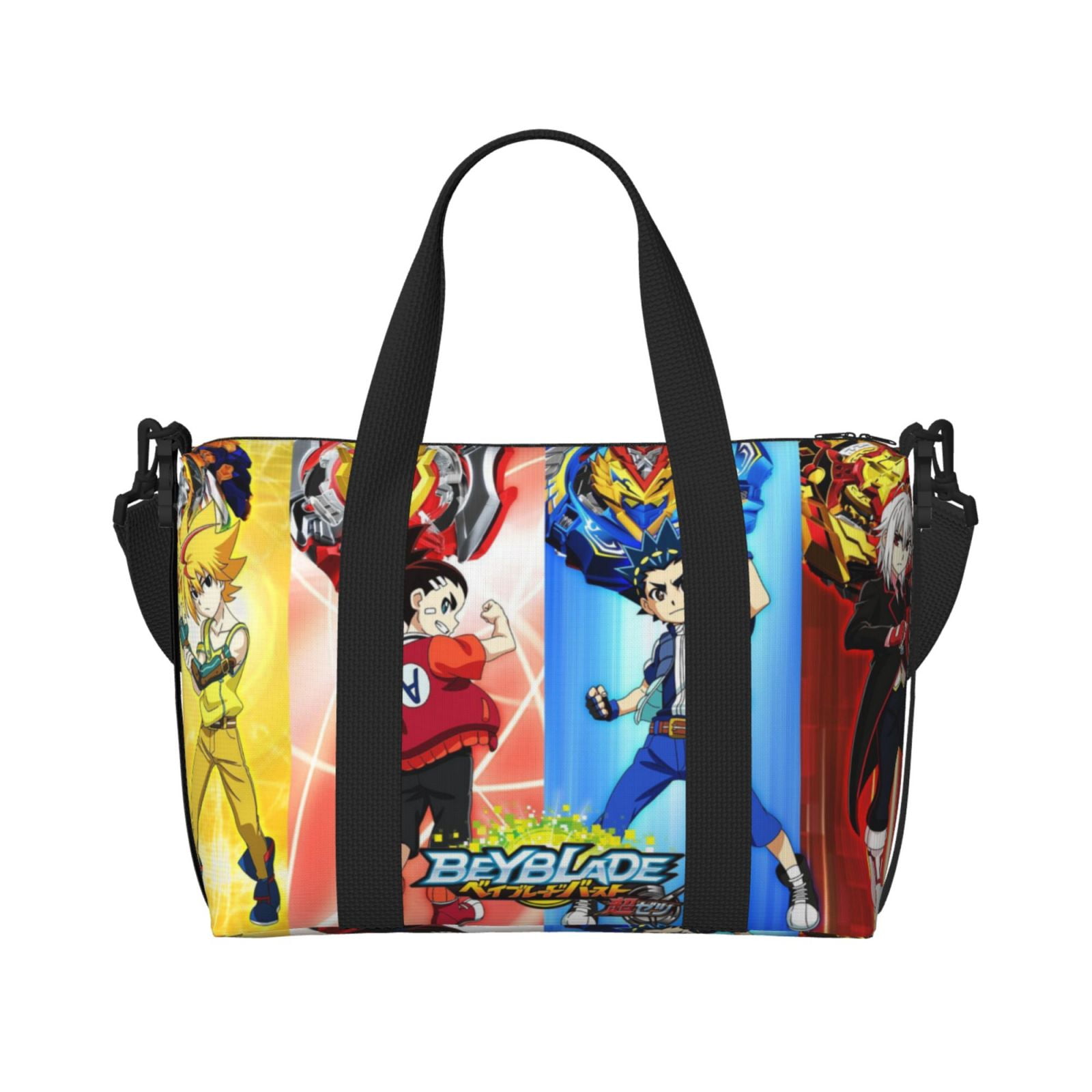 Characters Beyblade Burst Duffle Bag Overnighter Weekender Hand Travel ...