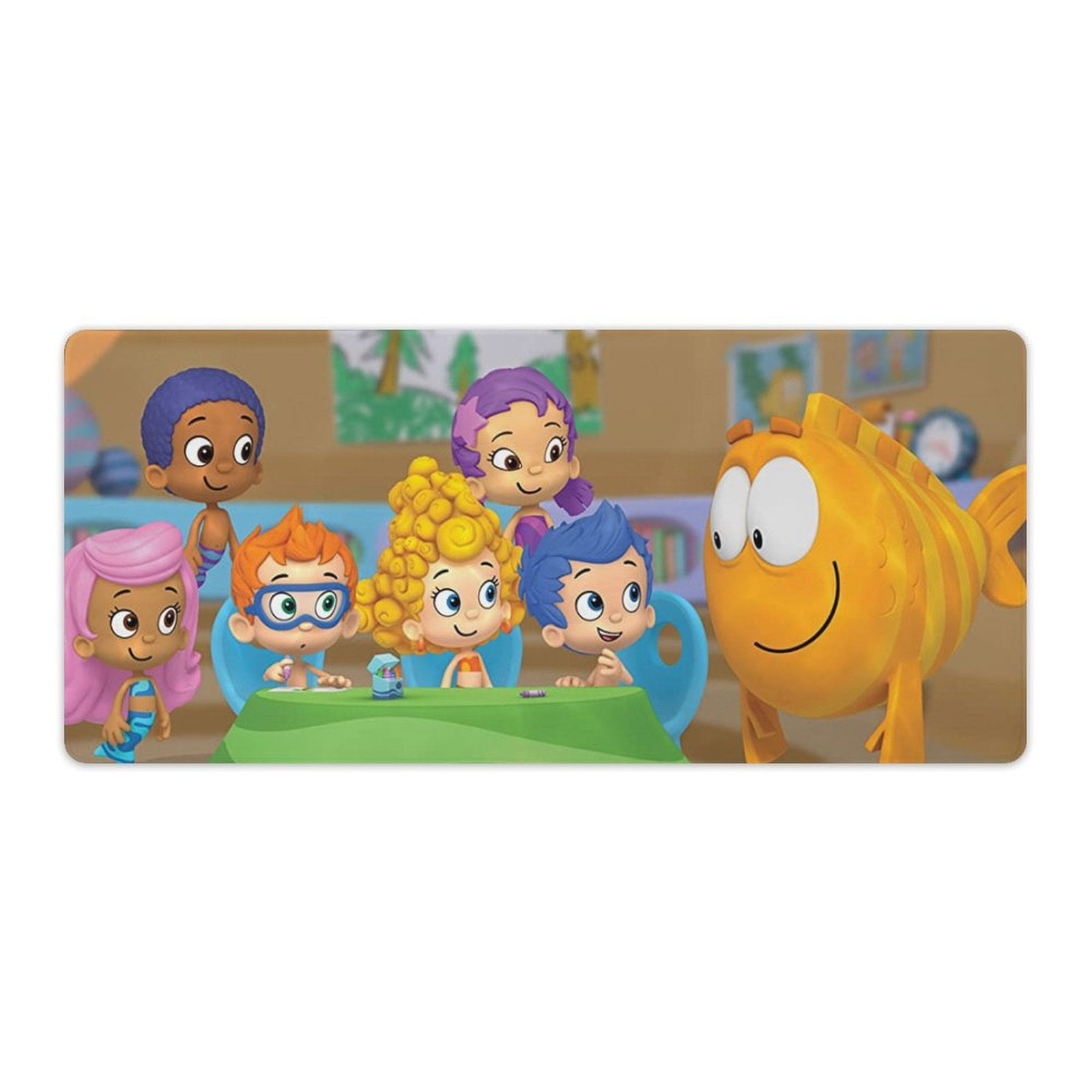 Characters Bubble Guppies Mouse Pad No-sliped Large Mousepad Extended ...