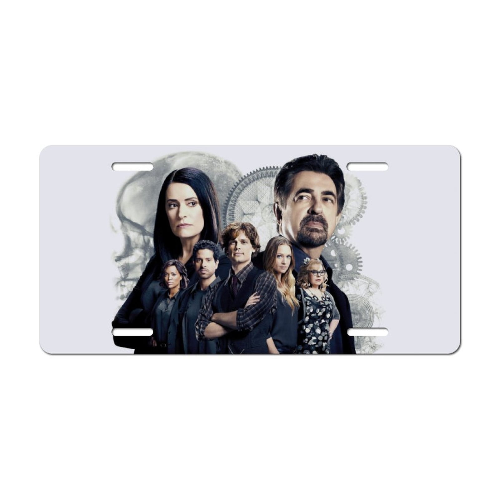 Characters Criminal Minds License Plate Cover Aluminum For Various Car ...