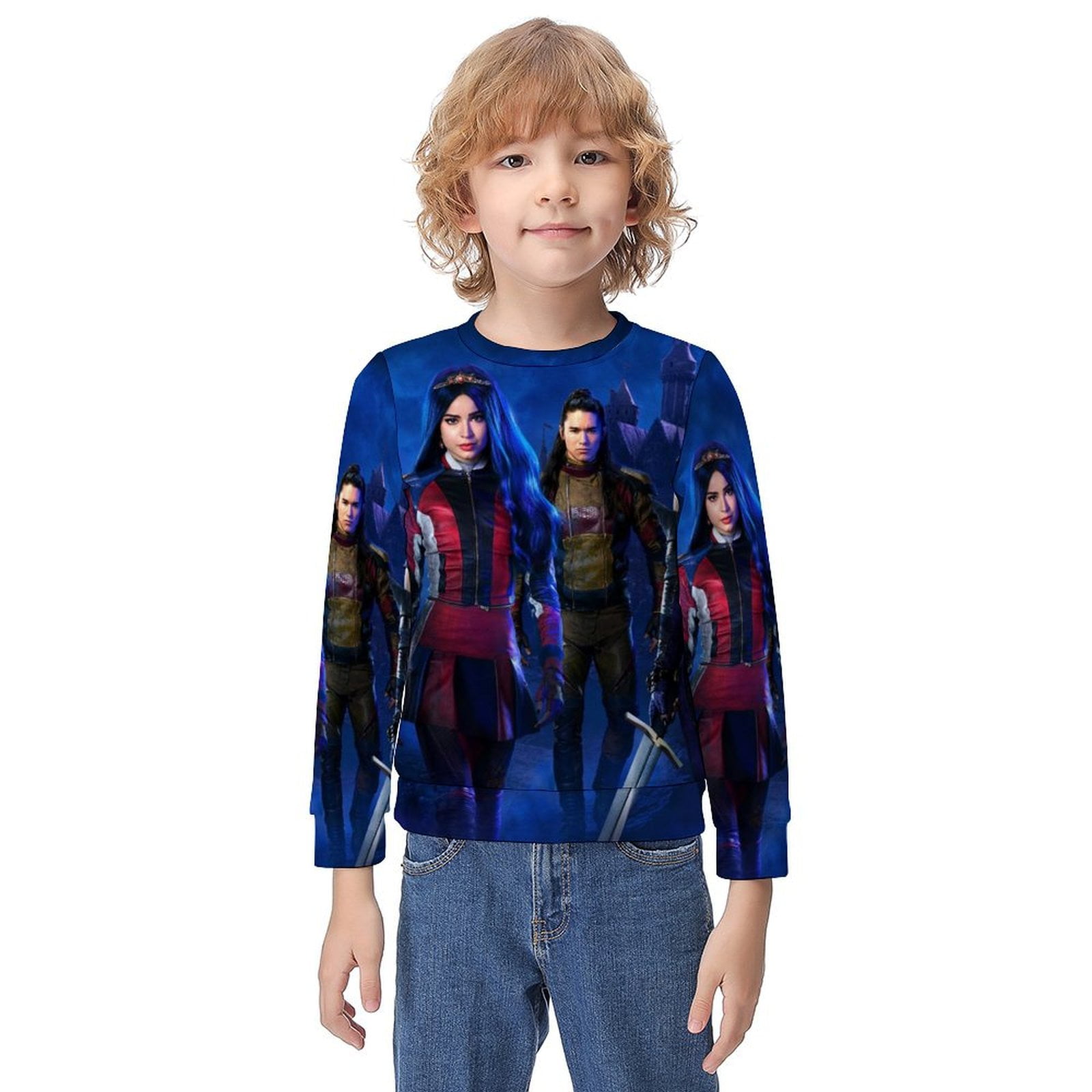 Characters Descendants Hoodie for Kids 3D Printed Pullover Sweatshirts ...