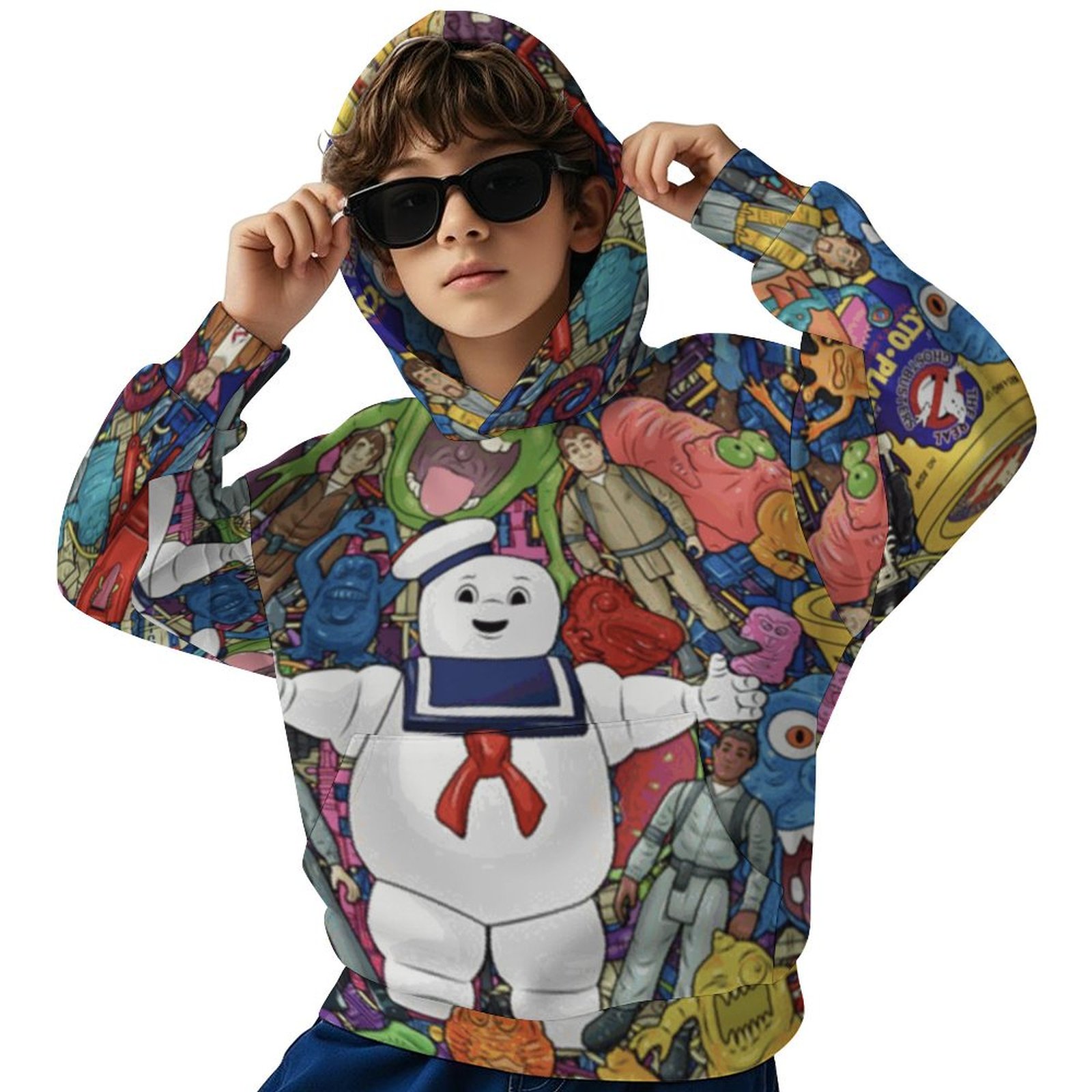 Characters Ghostbusters Children's Hoodies Sweatshirt Girls Hooded Boys ...