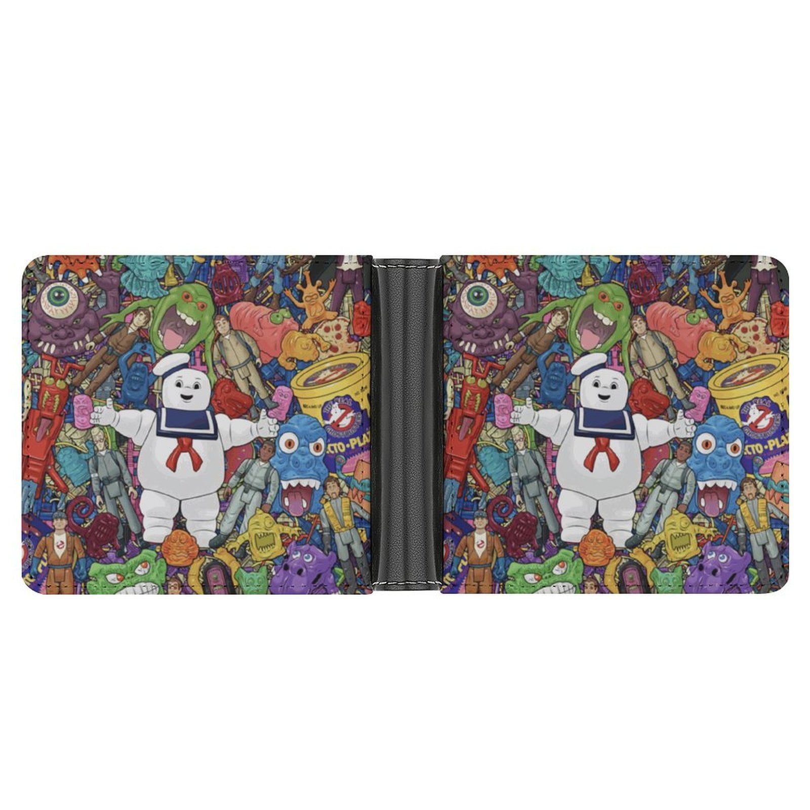 Characters Ghostbusters PU Leather Bifold Wallet Money Organizers Gift ...