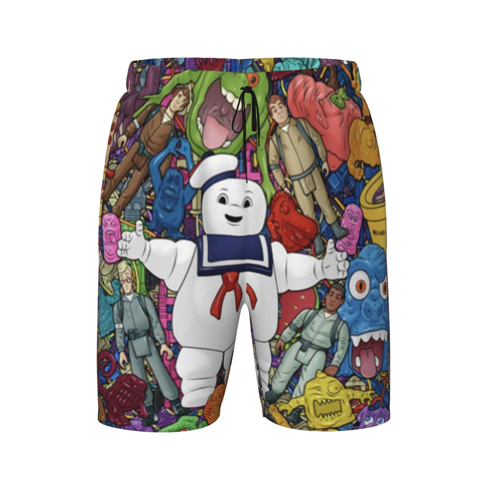 Characters Ghostbusters Teen Swim Trunks Summer Beach Board Shorts ...