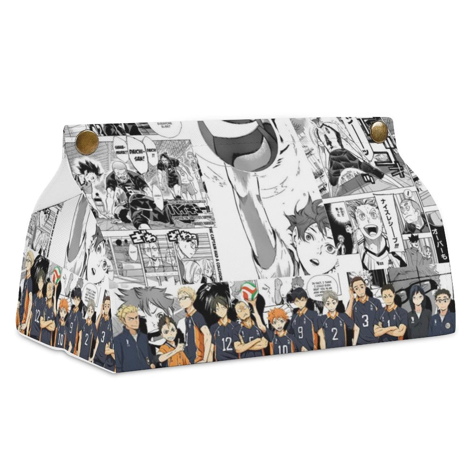 Characters Haikyu!! Tissue Box Cover PU Tissue Paper Case Pouch Holder ...