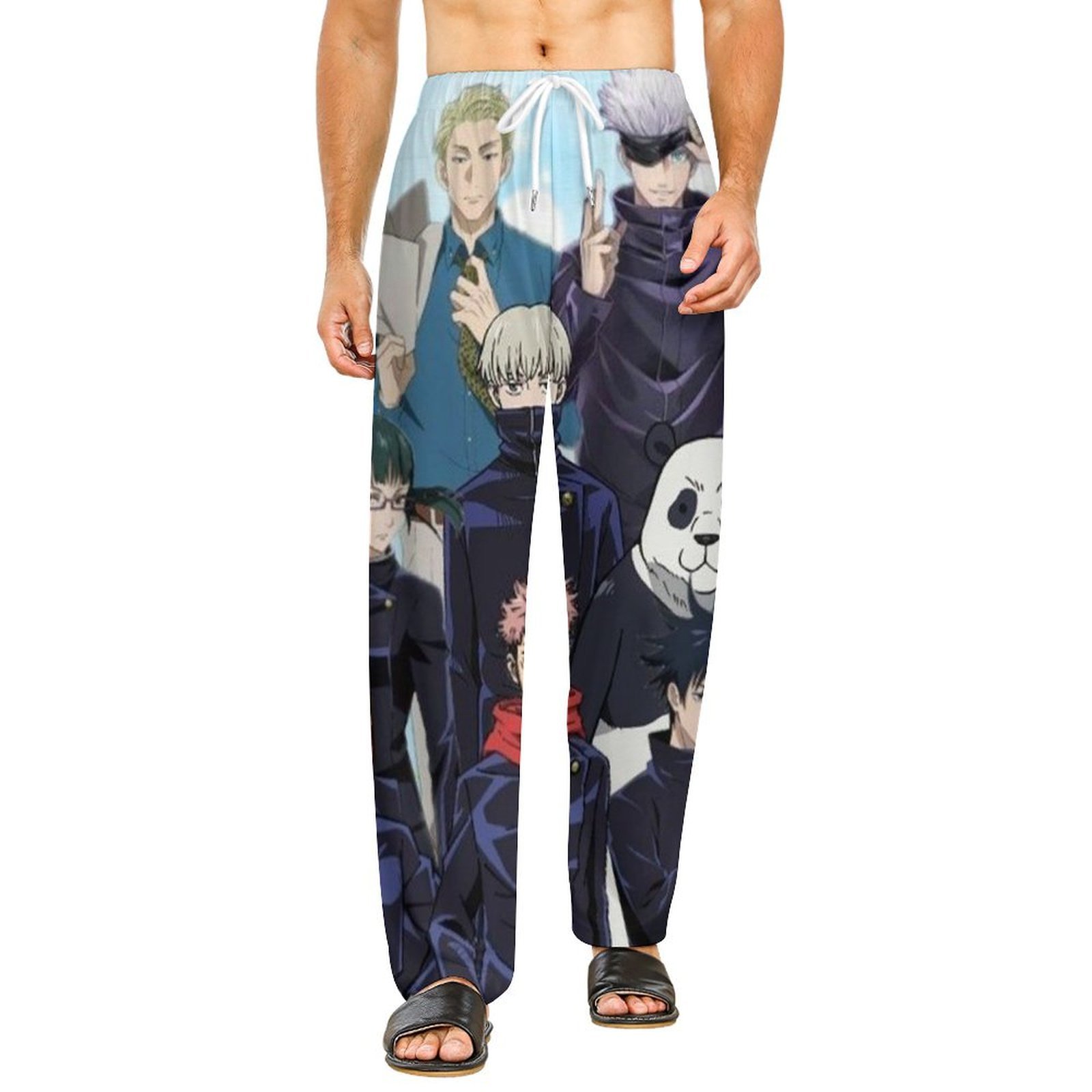 Characters Jujutsu Kaisen Unisex Pajama Pants Bottoms Daily Cozy Soft ...