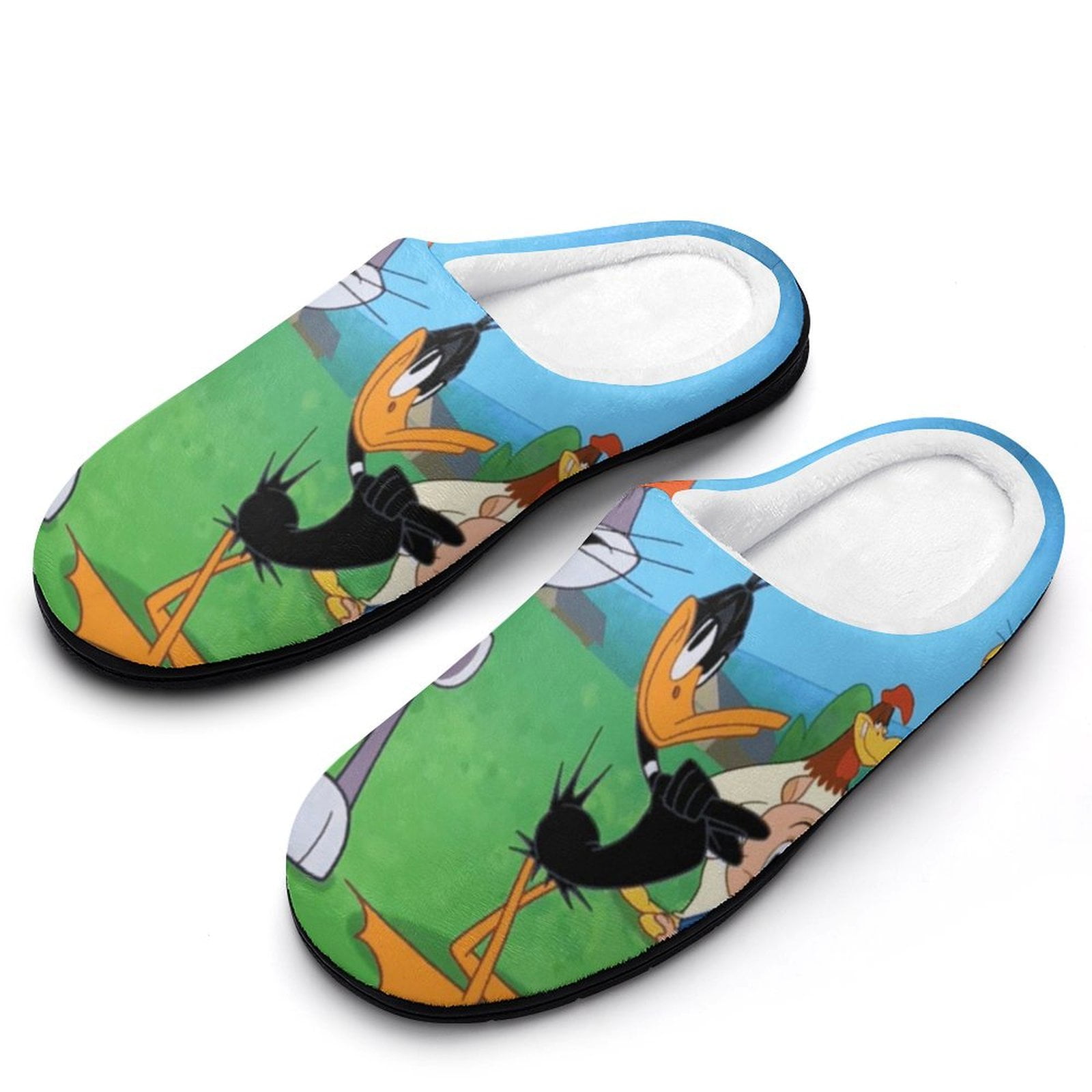 Characters Looney Tunes Women's Fuzzy Slippers Lightweight Anti-slip ...