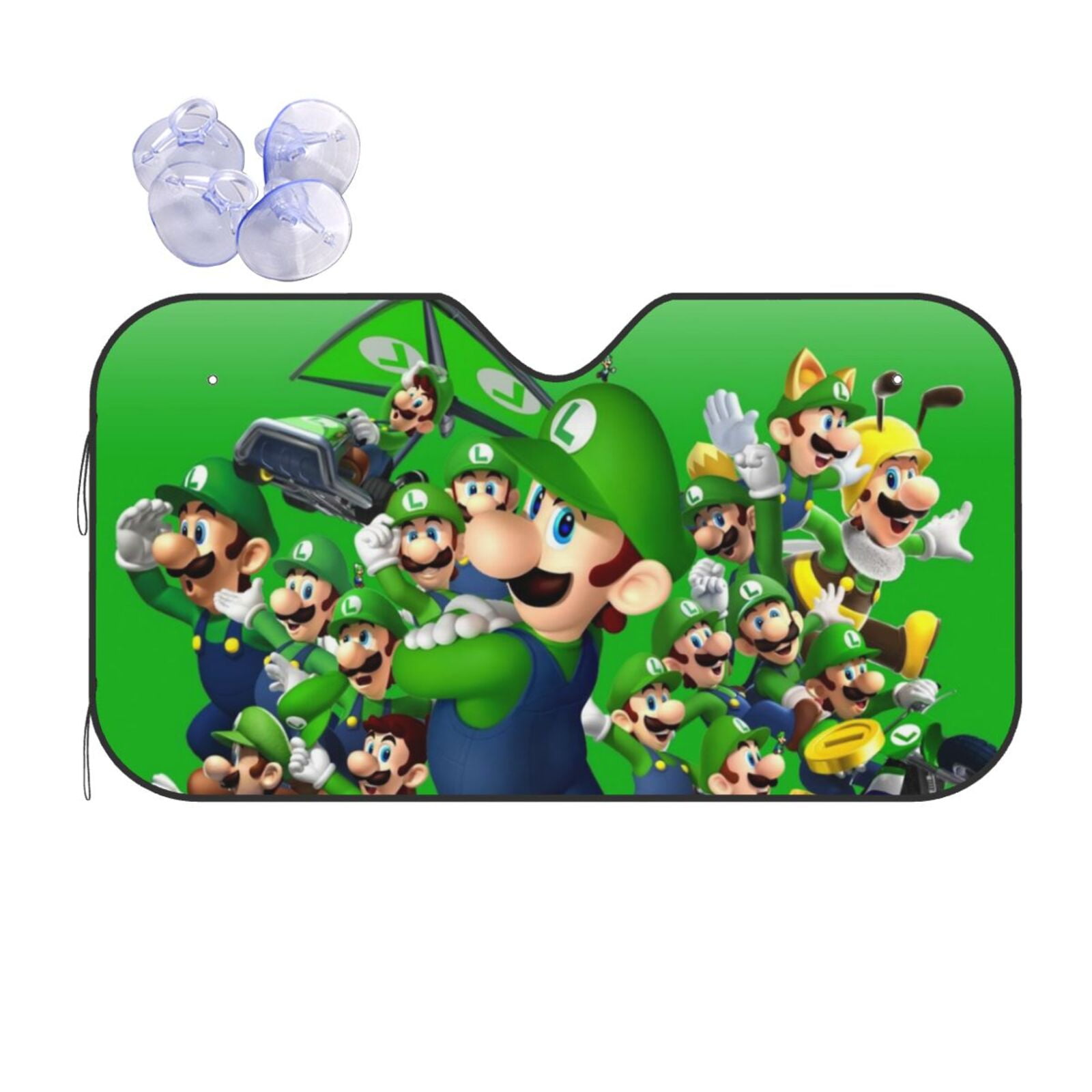 Characters Luigi's Mansion Foldable Car Windshield Sunshade Automotive ...