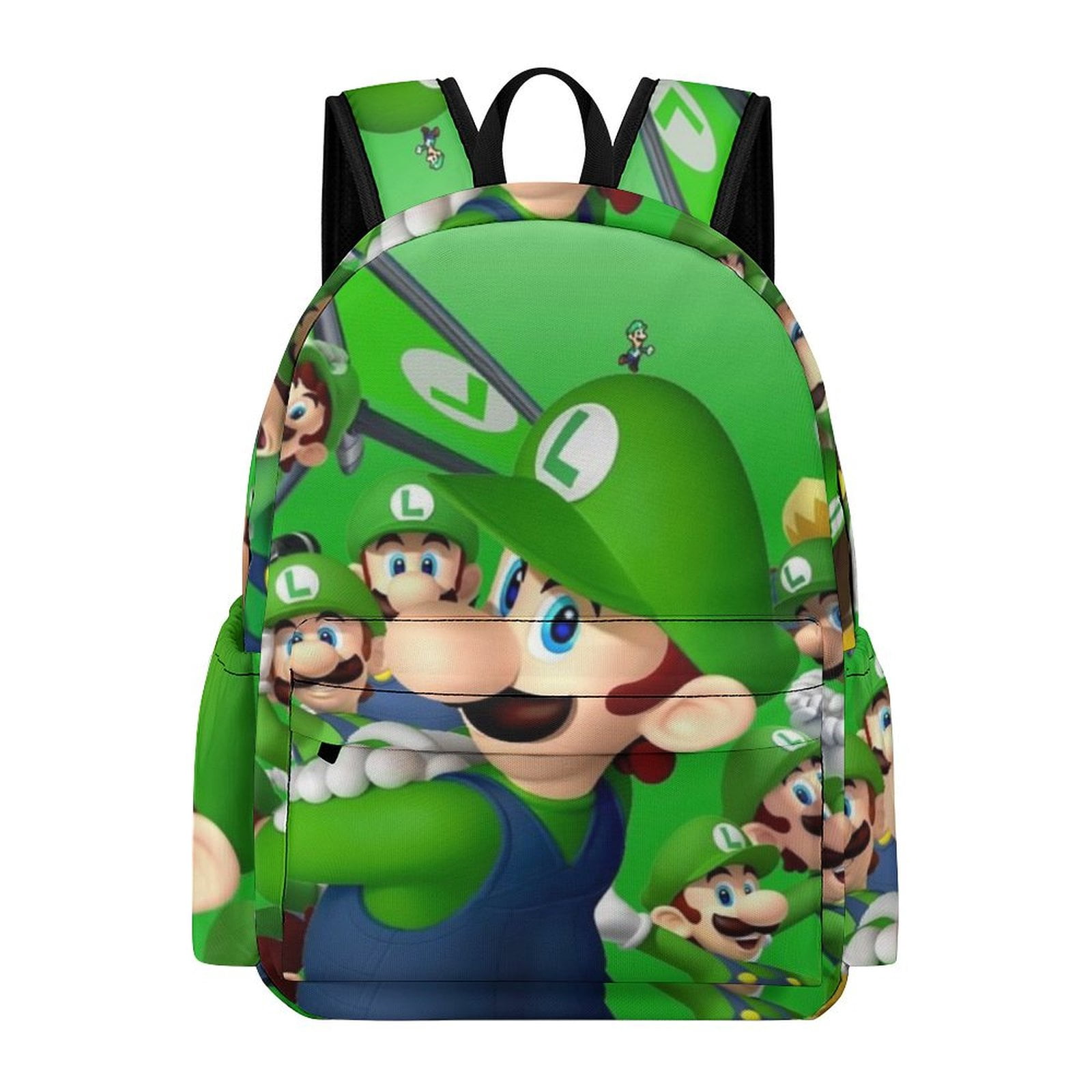 Characters Luigi's Mansion Laptop Backpack Schoolbag Adjustable Daypack ...